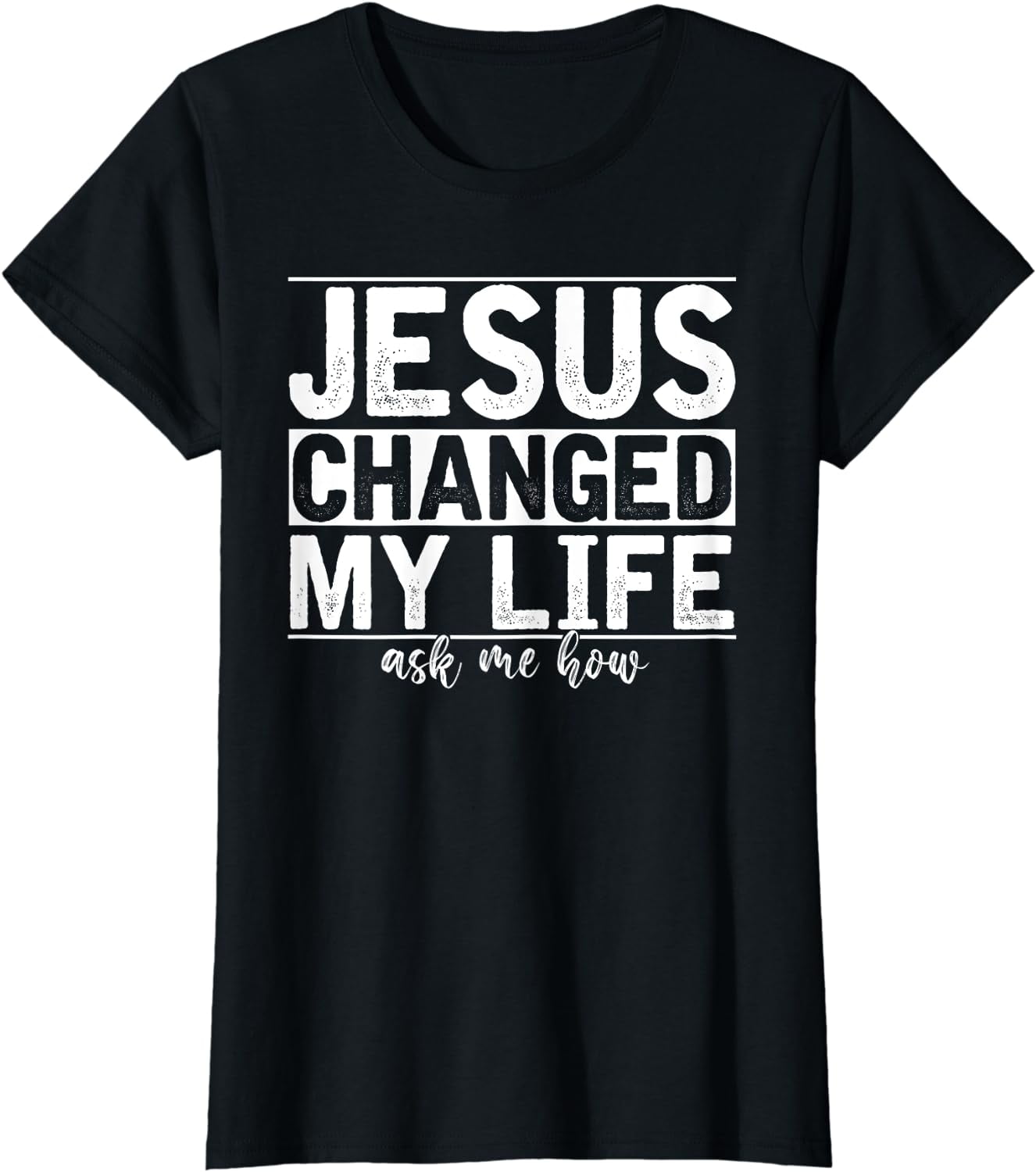 Jesus Changed My Life Asked Me How Christ Devotee Jesus T-Shirt ...