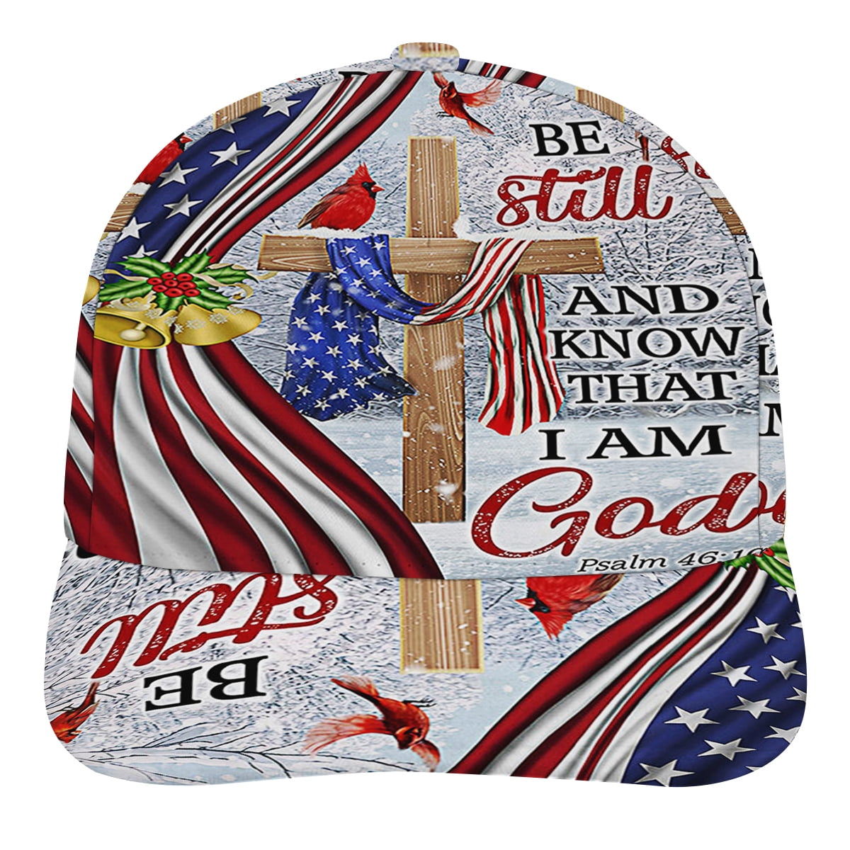 Jesus ChriStCross Be Stll And Know That I Am God ChriStas baseball cap ...