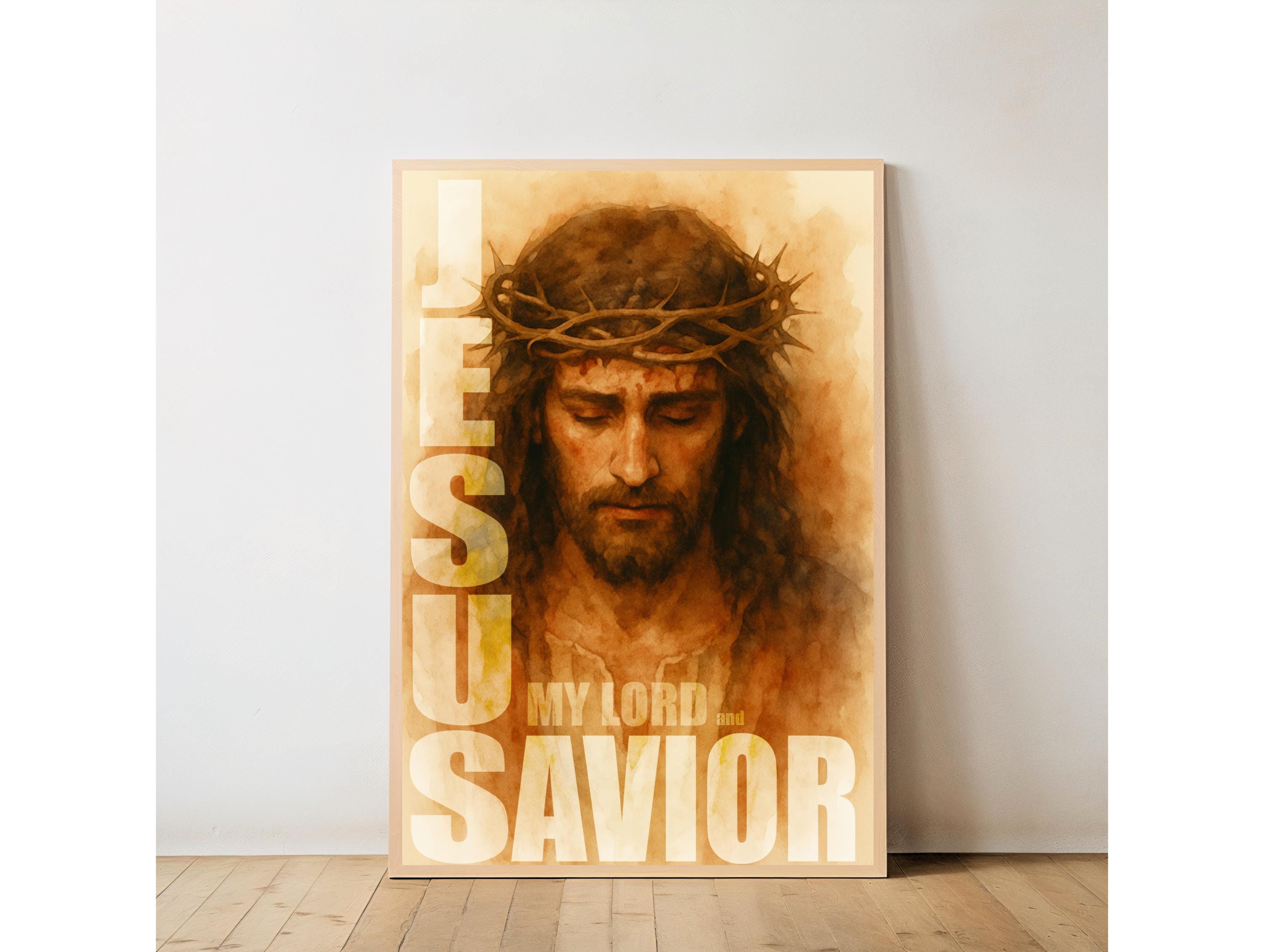 Jesus Christ Able Artwork Home Decor, Modern Christian Art, Faith ...