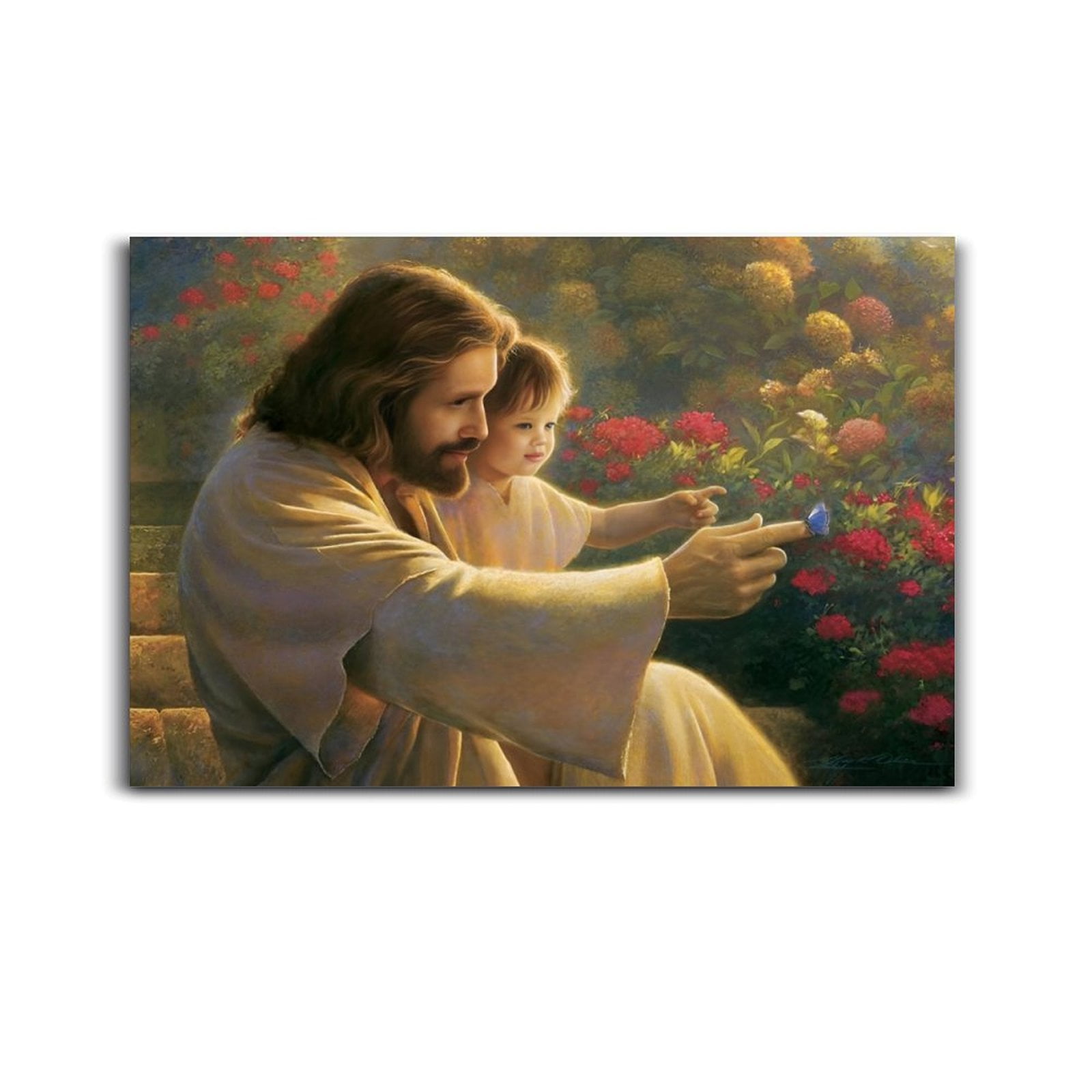 Jesus Christ And Child Religious Spiritual Poster Prints for Church ...