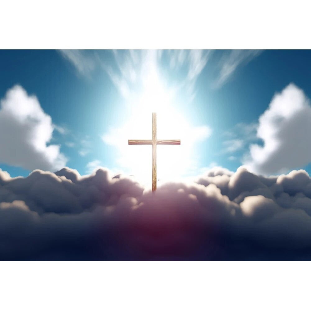 Jesus Christ Bible Believer Cross Backdrop Easter Good Friday First ...