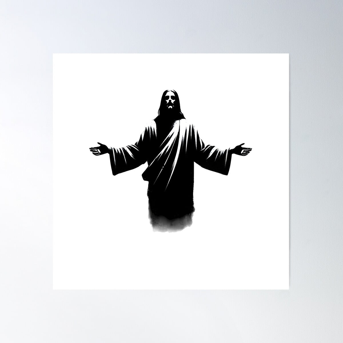 Jesus Christ, Bible Verse, Jesus God Poster Wall Art, Modern Wall Decor ...