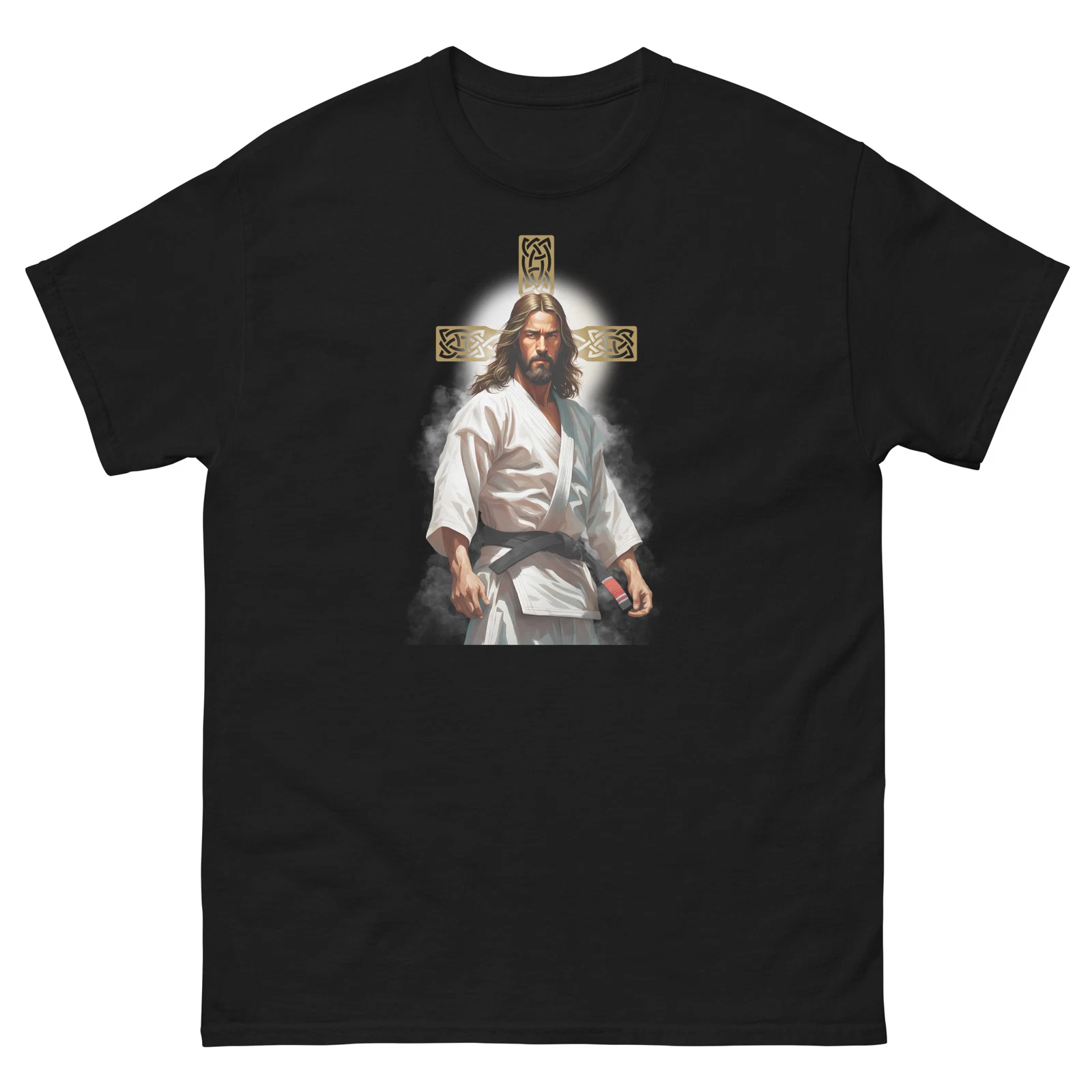 Jesus Christ Brazilian Jiu Jitsu Bjj Martial Arts Black Belt Men'S ...