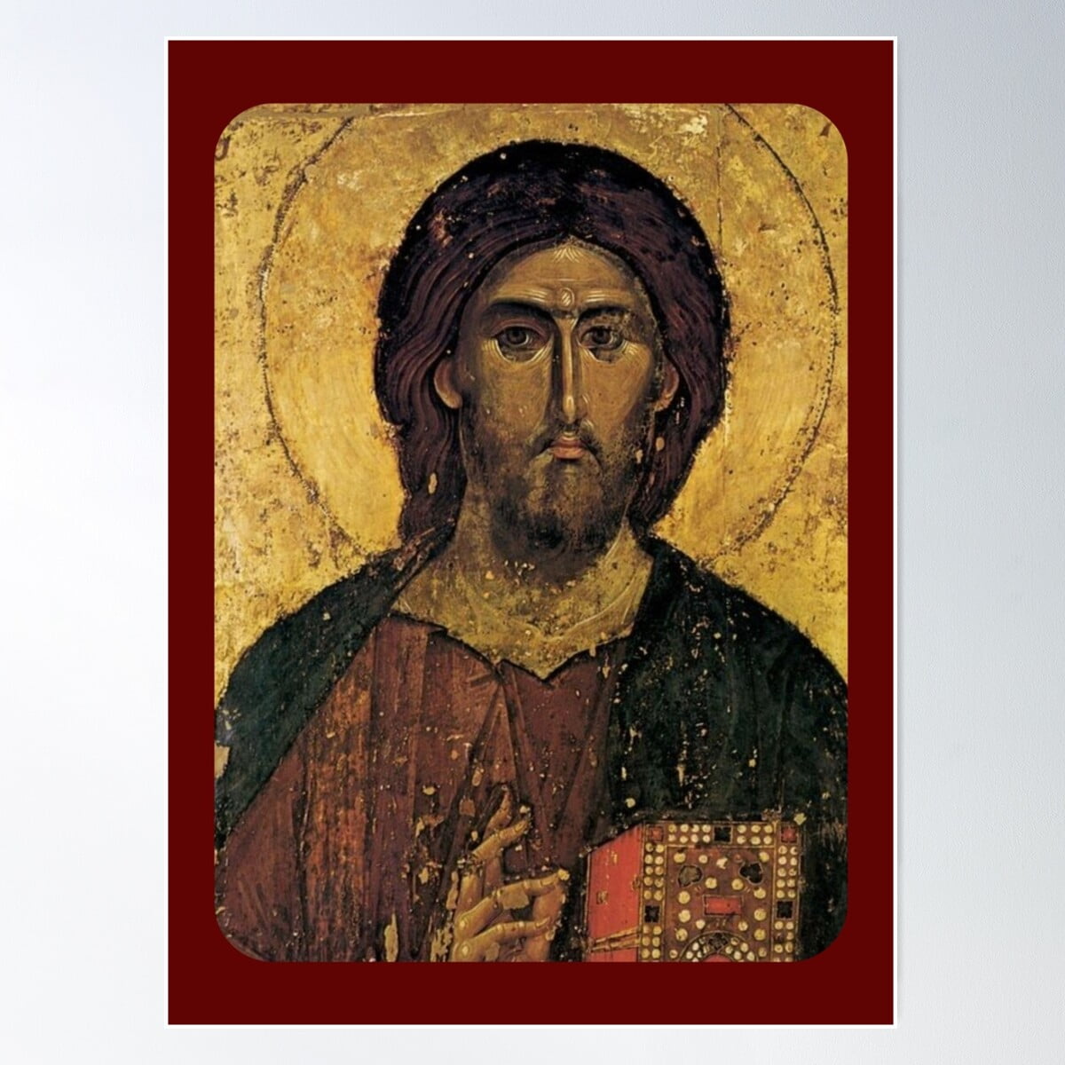 Jesus Christ Christ Pantocrator ΧριστὸΣ Παντοκράτωρ Icon Of Christ ...