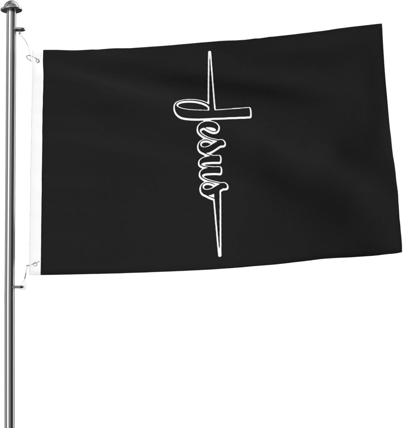 Jesus Christ Christian Religion Faith Cross Flag 2x3 Ft Outdoor ...