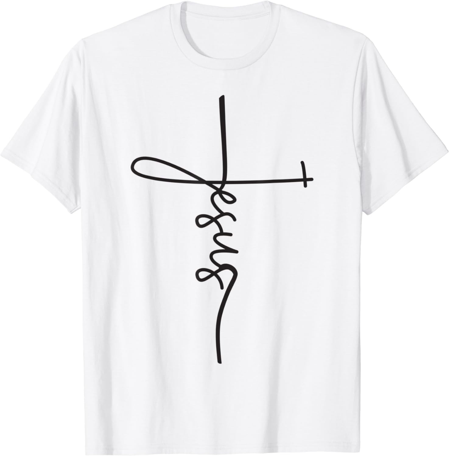 Jesus Christ Christian Religion Faith Cross T-Shirt - Walmart.com