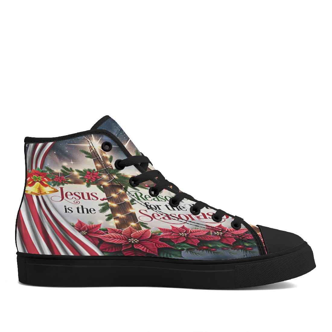 Jesus Christ Christmas Jesus Is The Reason For The Season High Top ...