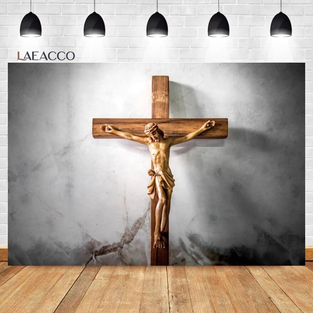 Jesus Christ Cross Backdrop Holy Light Beams Dove Peace Symbolic Church ...