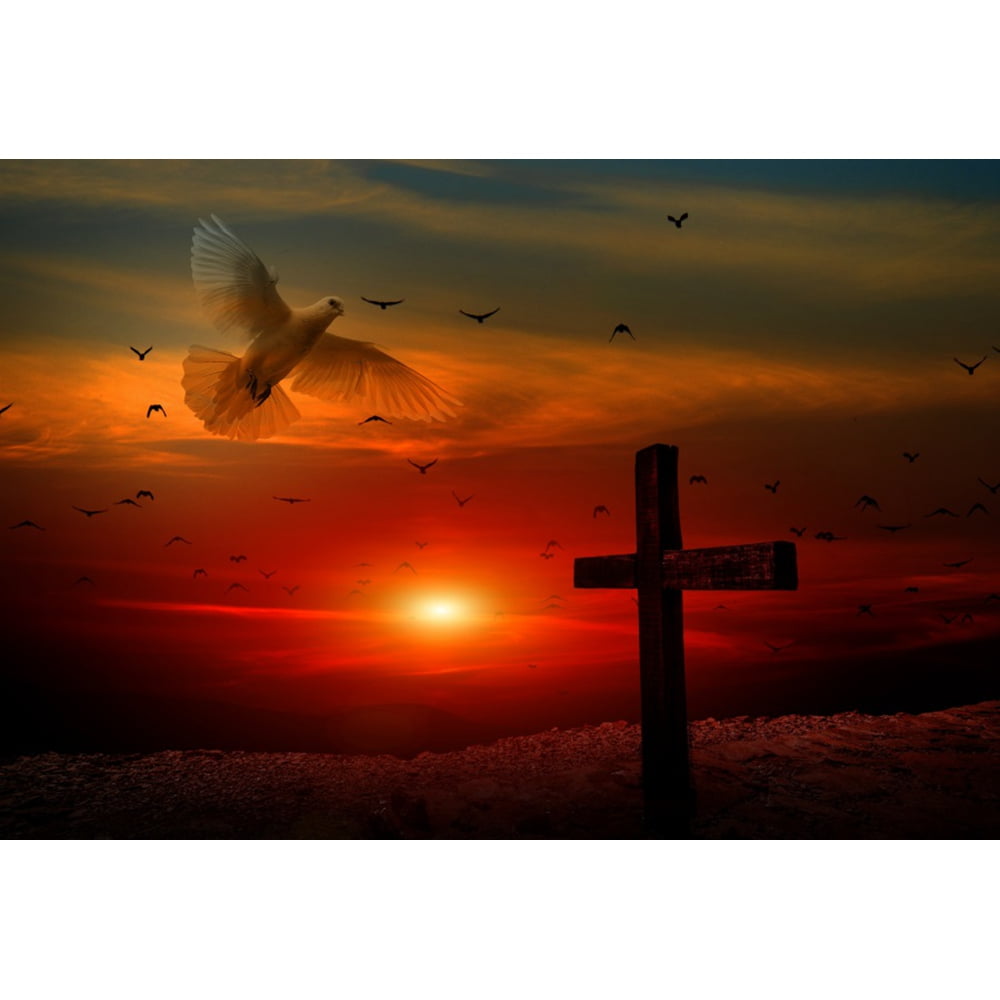 Jesus Christ Cross Easter Backdrop for Photography Nativity Holy Bible ...