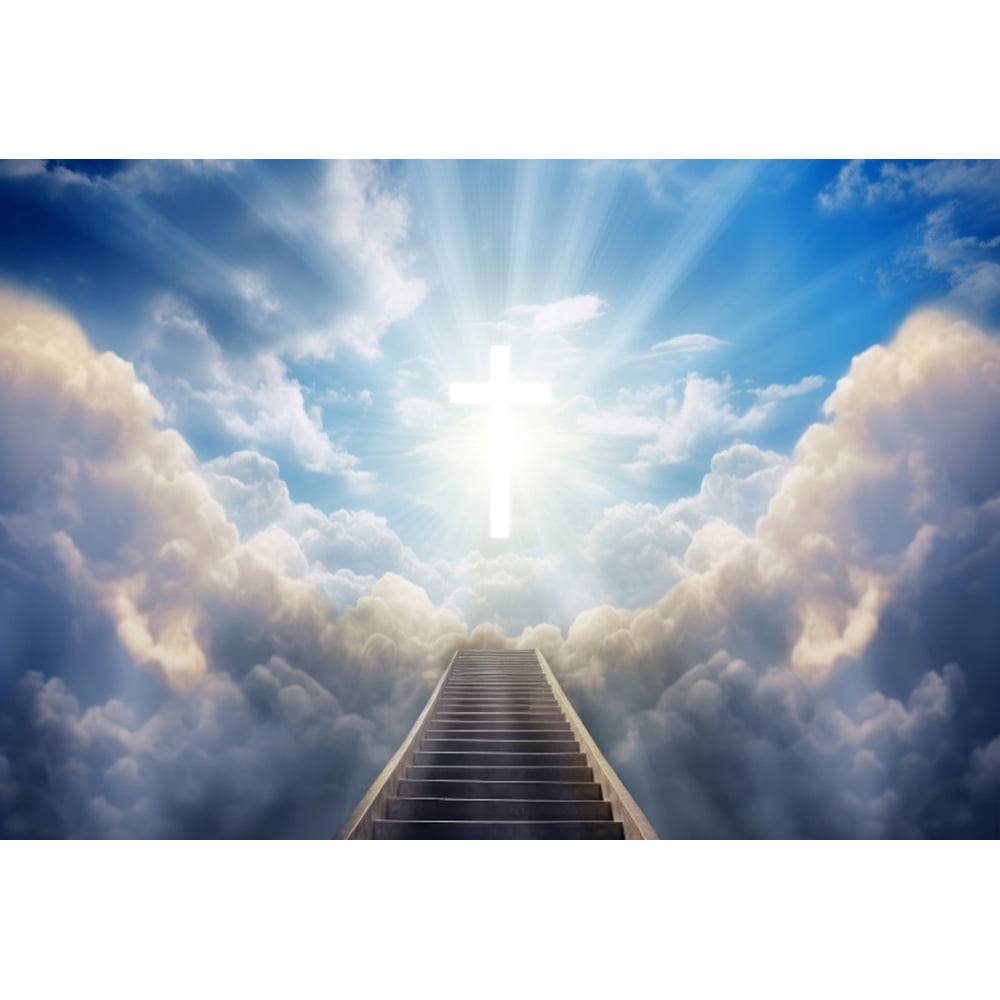 Jesus Christ Cross Easter Backdrop for Photography Nativity Holy Bible ...