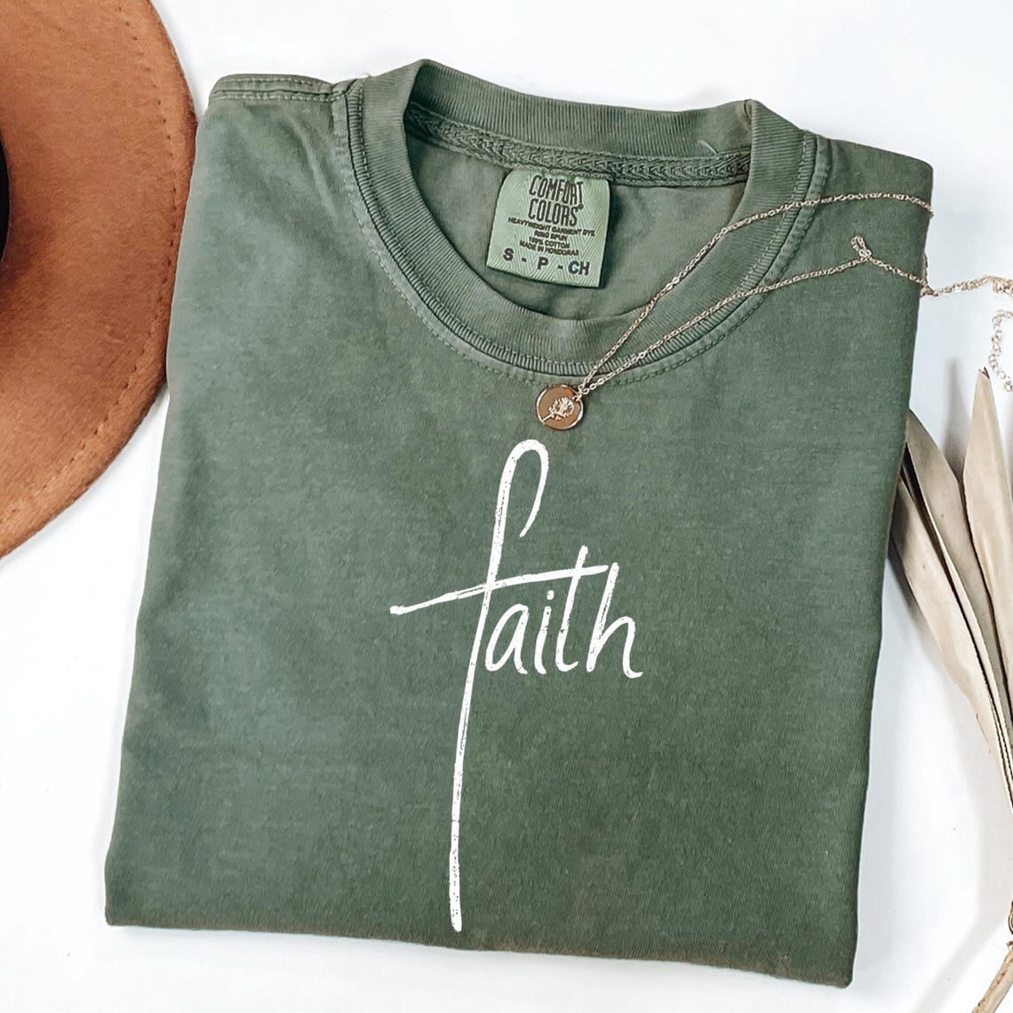 Jesus Christ Faith T-Shirt, Christian Religious Outfit, Inspirational ...
