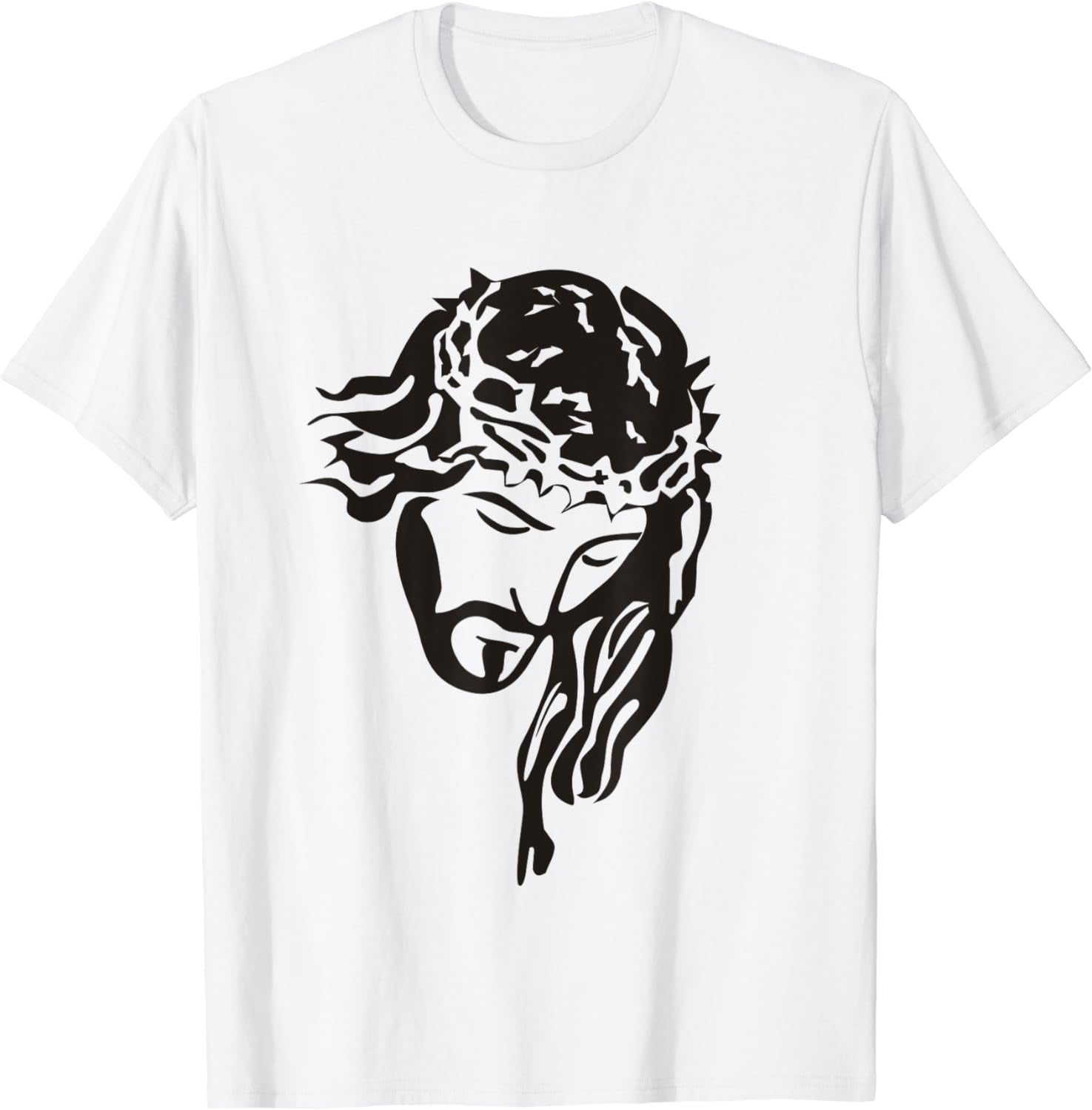 Jesus Christ God Love Face Religion Faith Graphic T-Shirt - Walmart.com