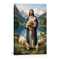 Jesus Christ Good Shepherd Biblical Christian Home Lamb Of God ...