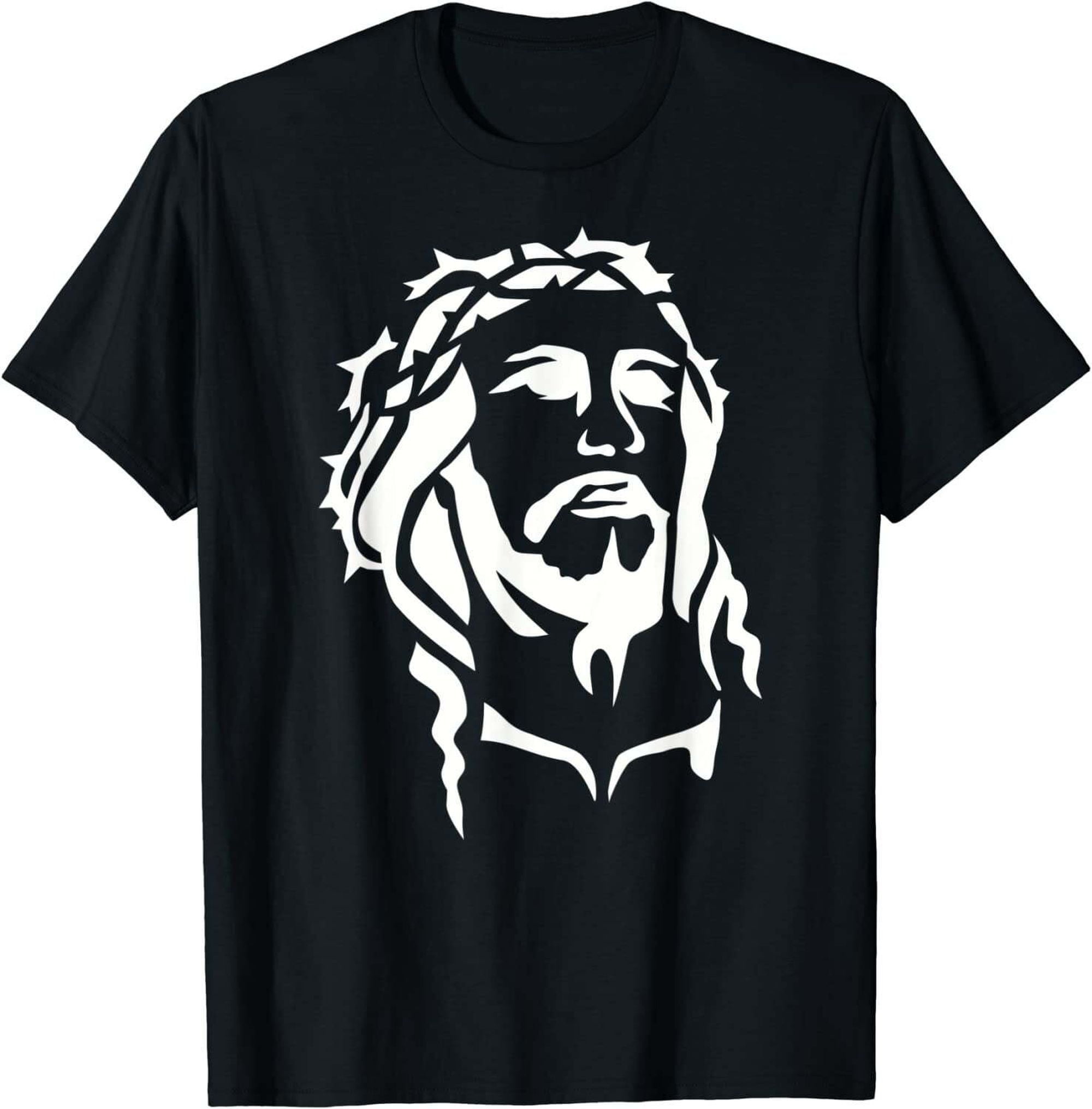 Jesus Christ Graphic Tee - Sacred Savior Design - Walmart.com