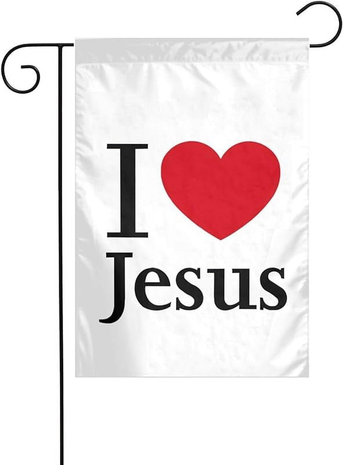 Jesus Christ He Is Risen Flag,Garden Flag Double Sided Yard Outdoor ...