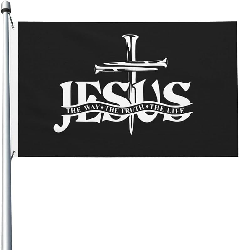 Jesus Christ He Is Risen Flag,Garden Flag Double Sided Yard Outdoor ...