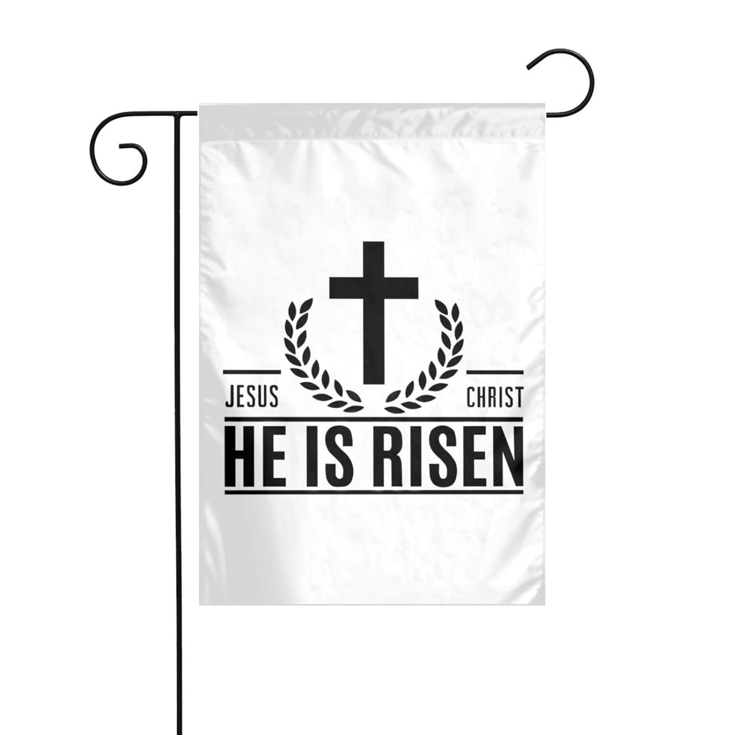 Jesus Christ He Is Risen Flag,Garden Flag Double Sided Yard Outdoor ...