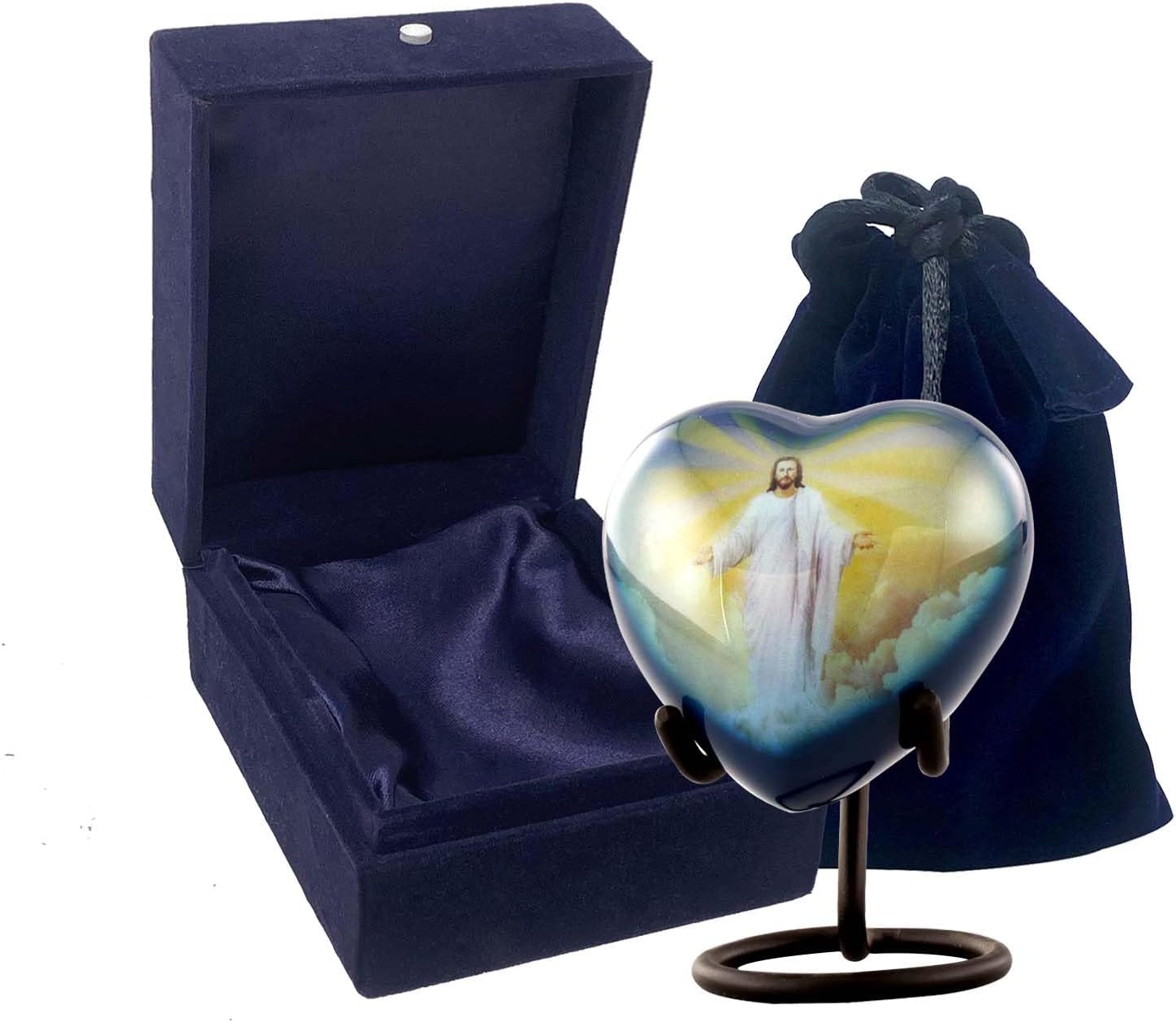Jesus Christ Heart Urn - Jesus Heart Keepsake Cremation Urn for Ashes ...