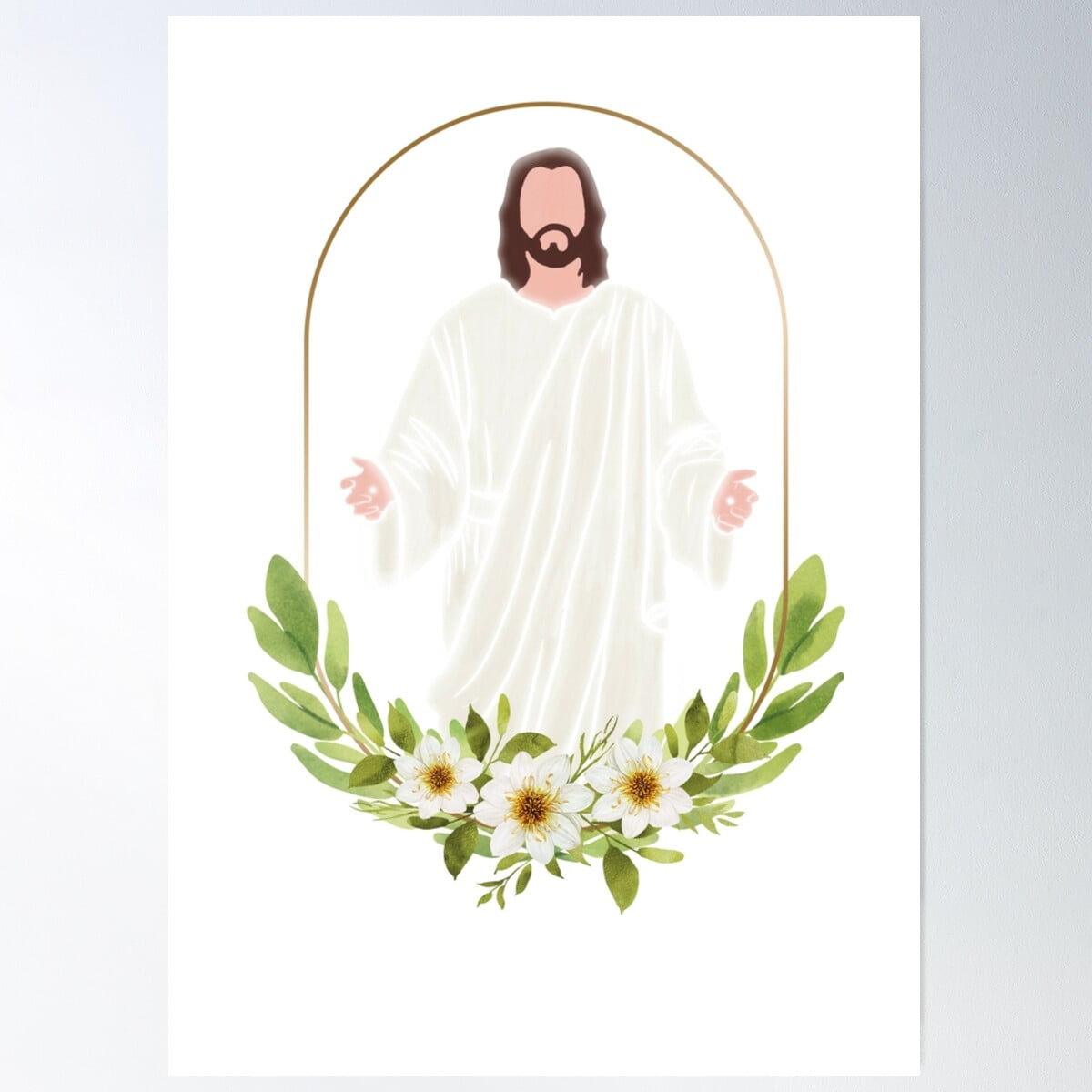 Jesus Christ-Lds Poster Wall Art, Modern Wall Decor For Living Room ...