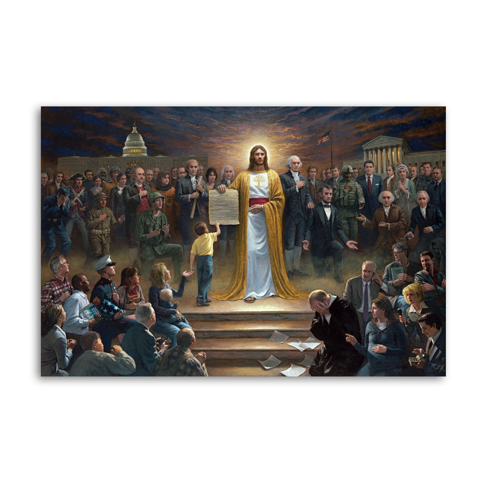 Jesus Christ Lord Savior Poster Decorative Painting Canvas Wall Art ...