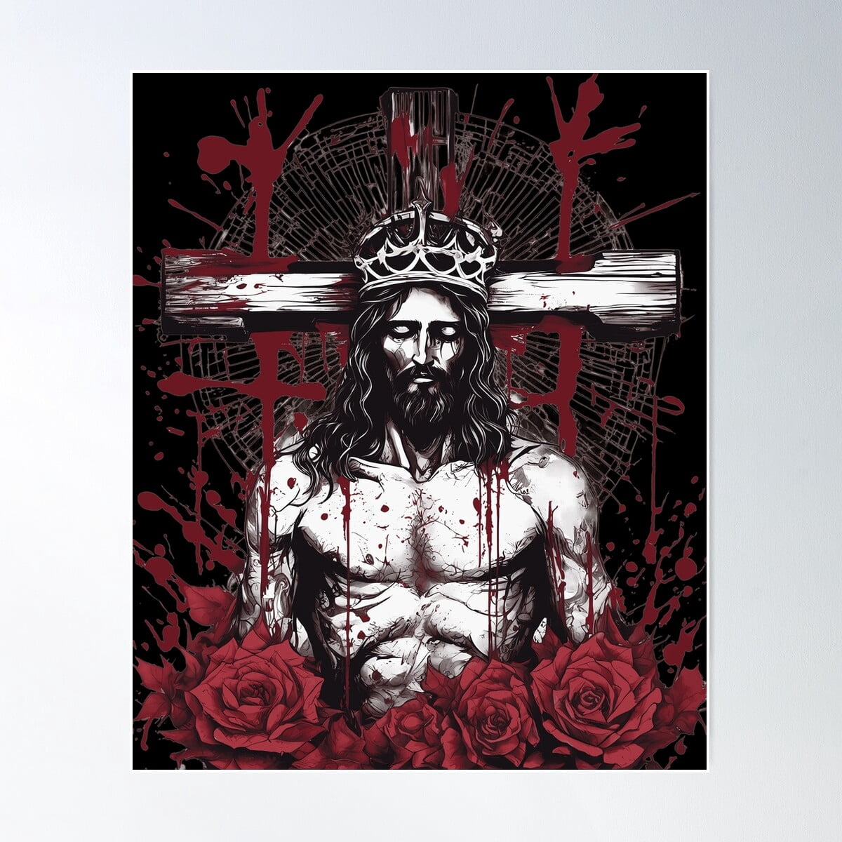 Jesus Christ Love Each Other As I Have Loved You Poster Wall Art ...