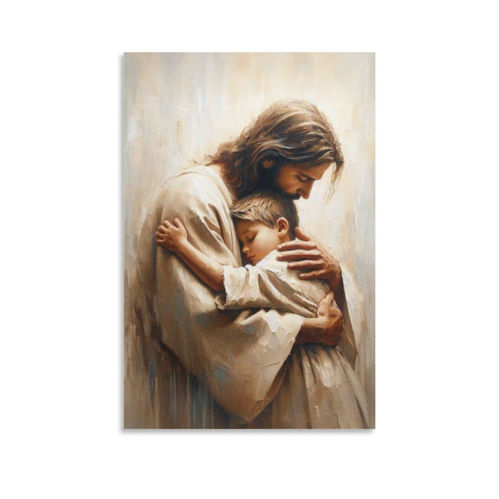 Jesus Christ Mural - Jesus Healing Little Boy - Little Boys Room ...