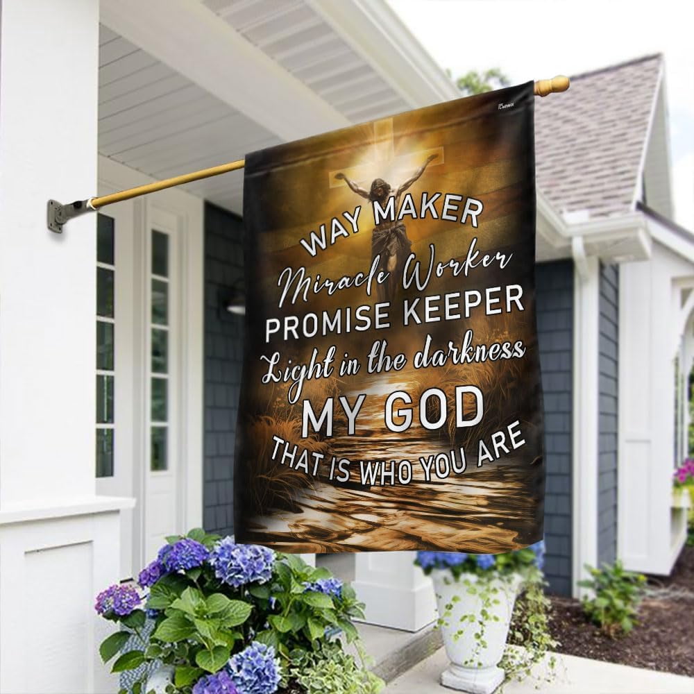Jesus Christ. My God That Is Who You Are Flag, Garden Flag-USA House ...