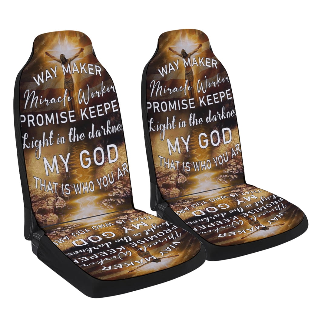 Jesus Christ My God That Is Who You Are Seat Covers Cars, Car Truck SUV ...