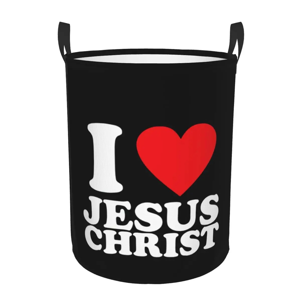 Jesus Christ On The Cross God Laundry Hamper Large Storage Basket ...