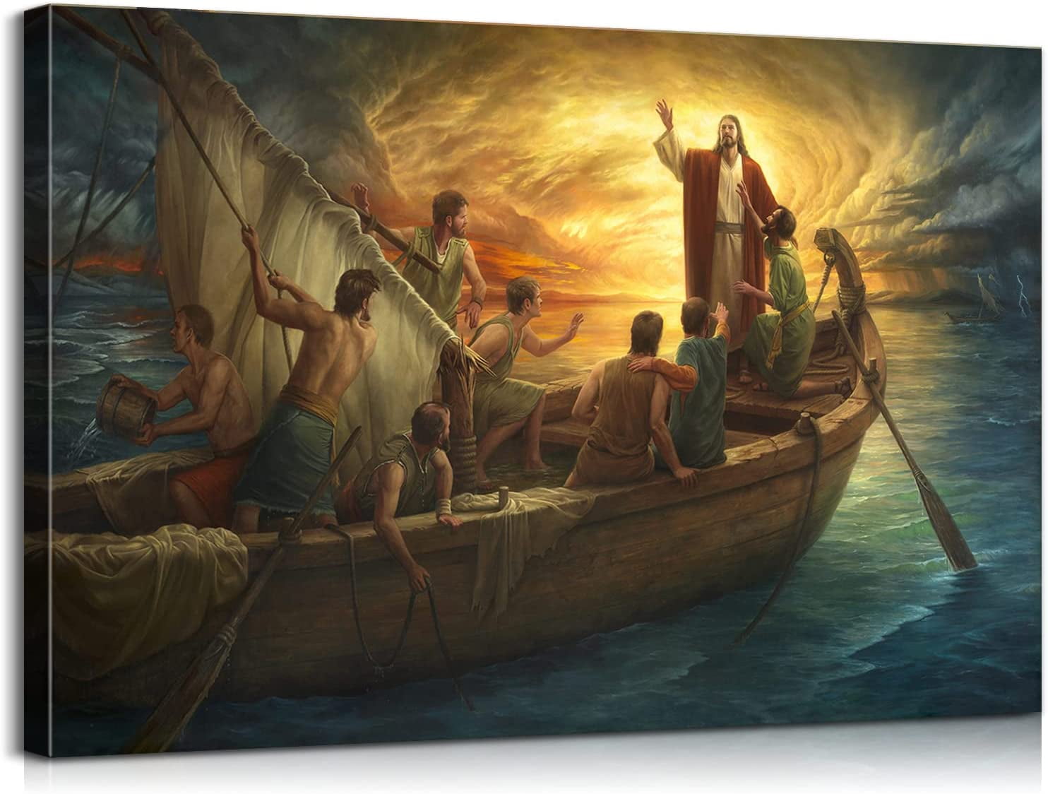 Jesus Christ Jesus Painting Wall Art Christian Room Decor Jesus ...