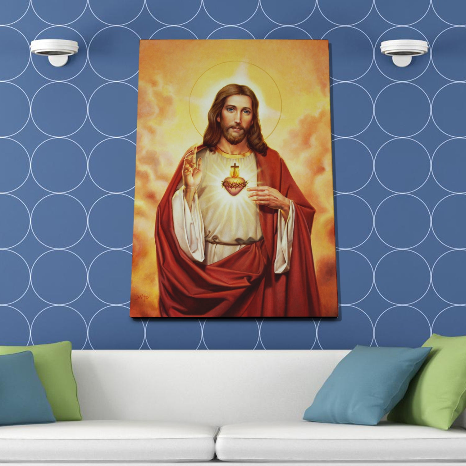 Jesus Christ Poster or Wrapped Canvas - Walmart.com