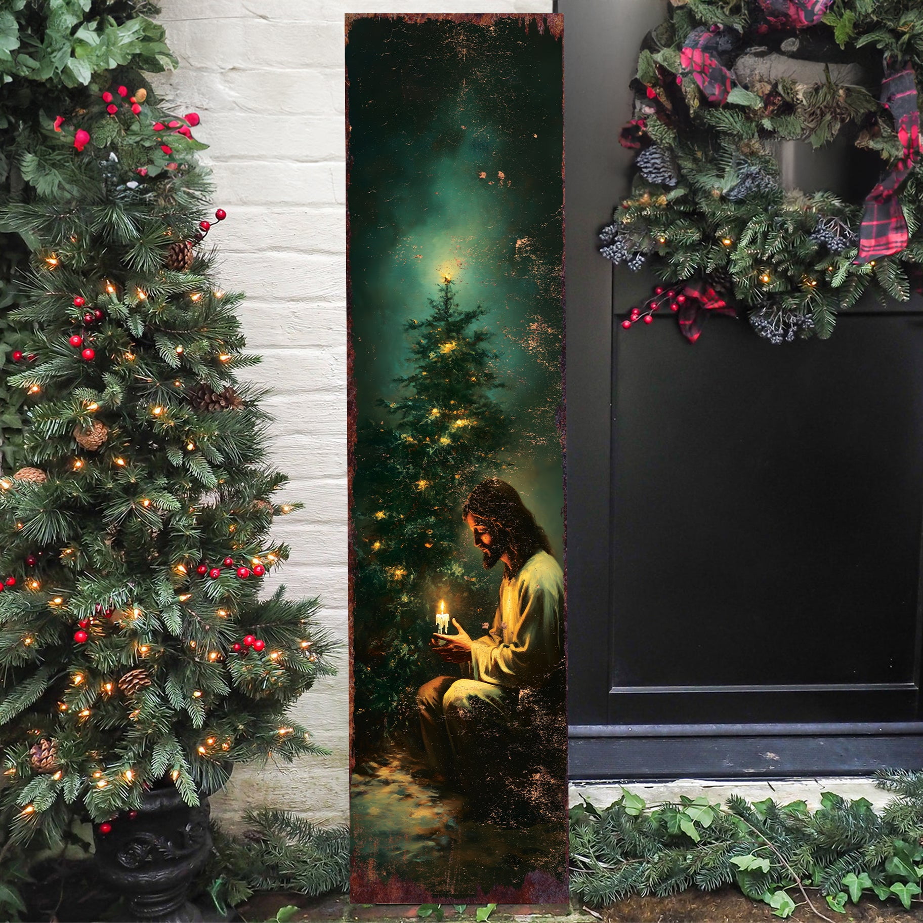 Jesus Christ Prayer Porch Sign | Front Porch Religious Plaque | Holiday ...
