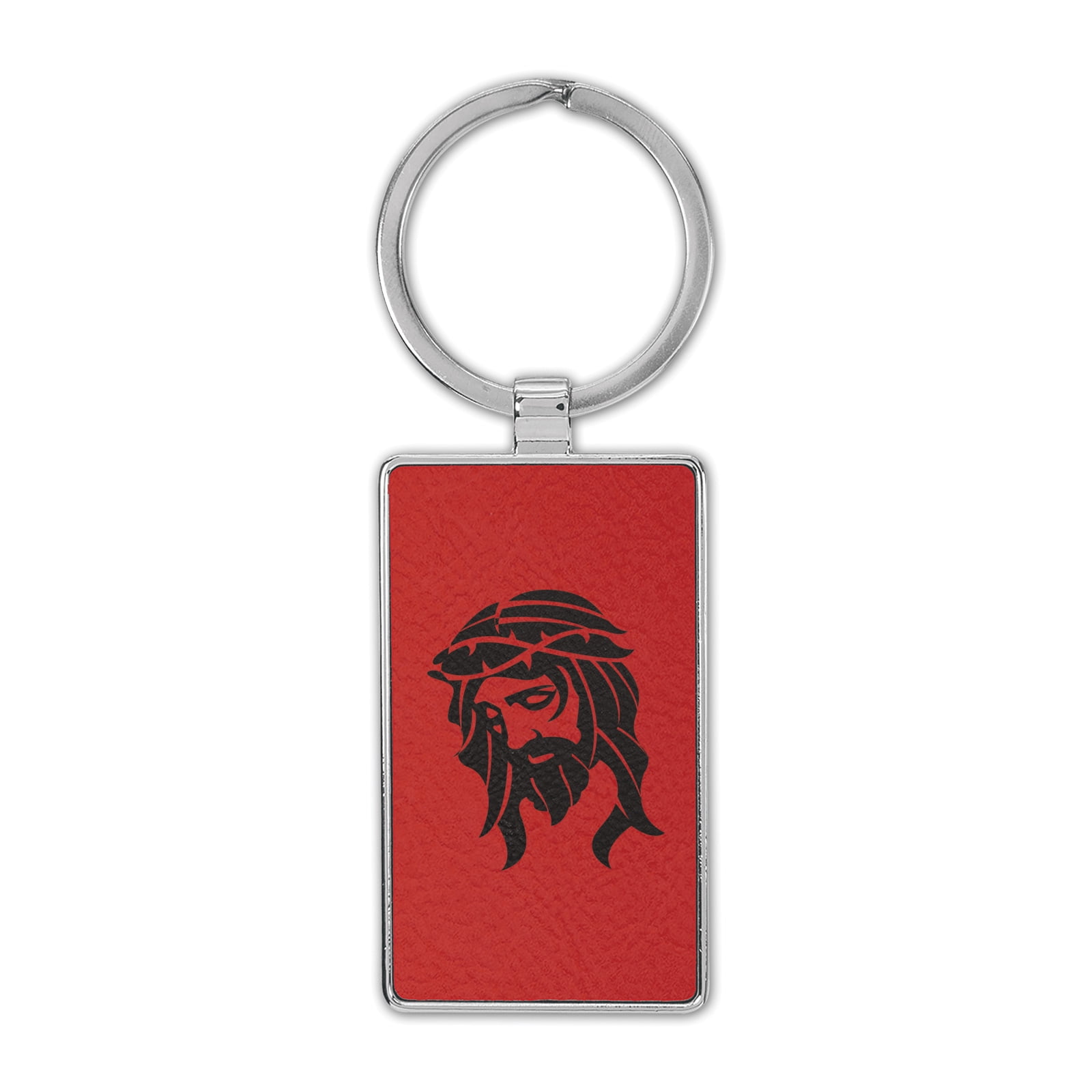 Jesus Christ Premium Leatherette Keychain christianity christian god ...