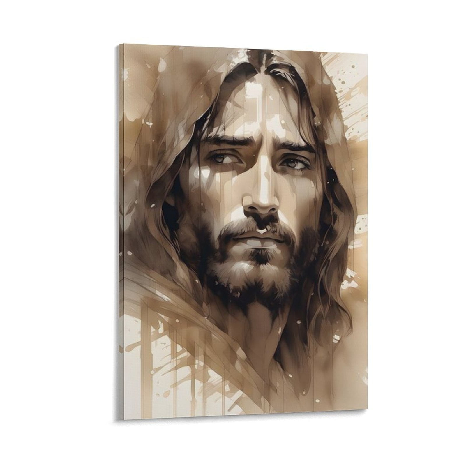 Jesus Christ Religious Wall Decor Art Vintage Jesus Portrait Canvas ...