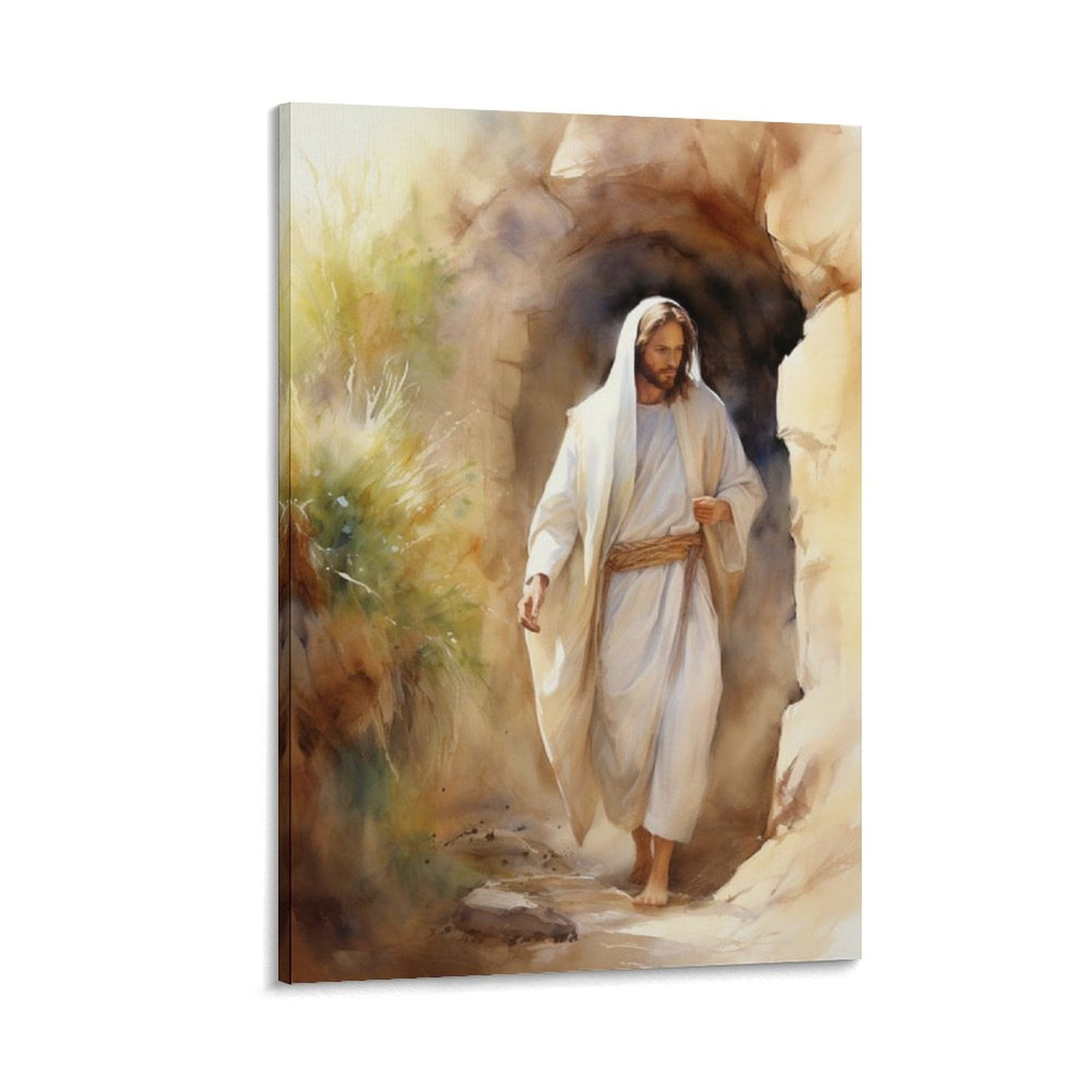 Jesus Christ Resurrection Wall Art - He Is Risen Poster - Easter Bible ...