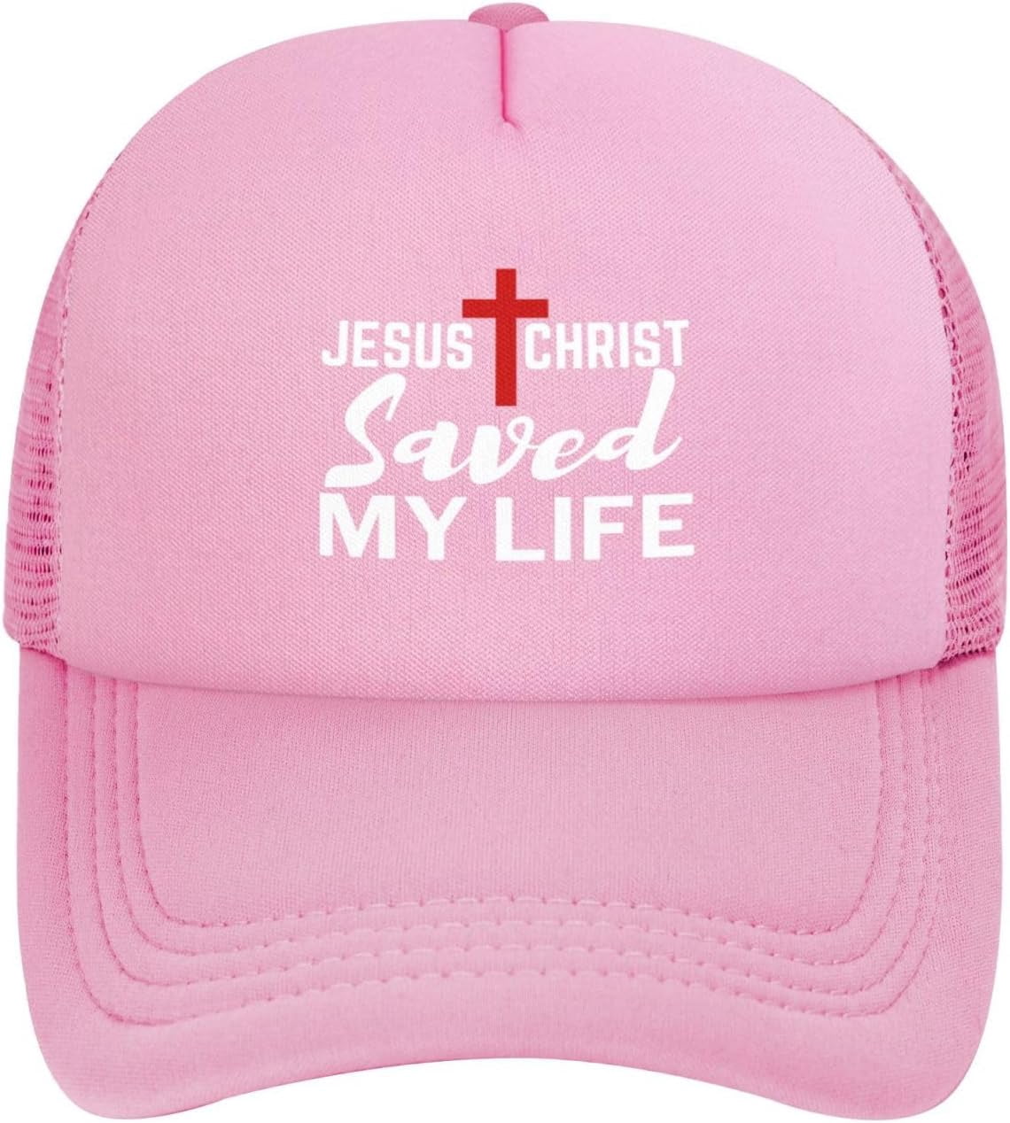 Jesus Christ Saved My Life Mesh Hat Christ Cross Christian 2024 Love ...