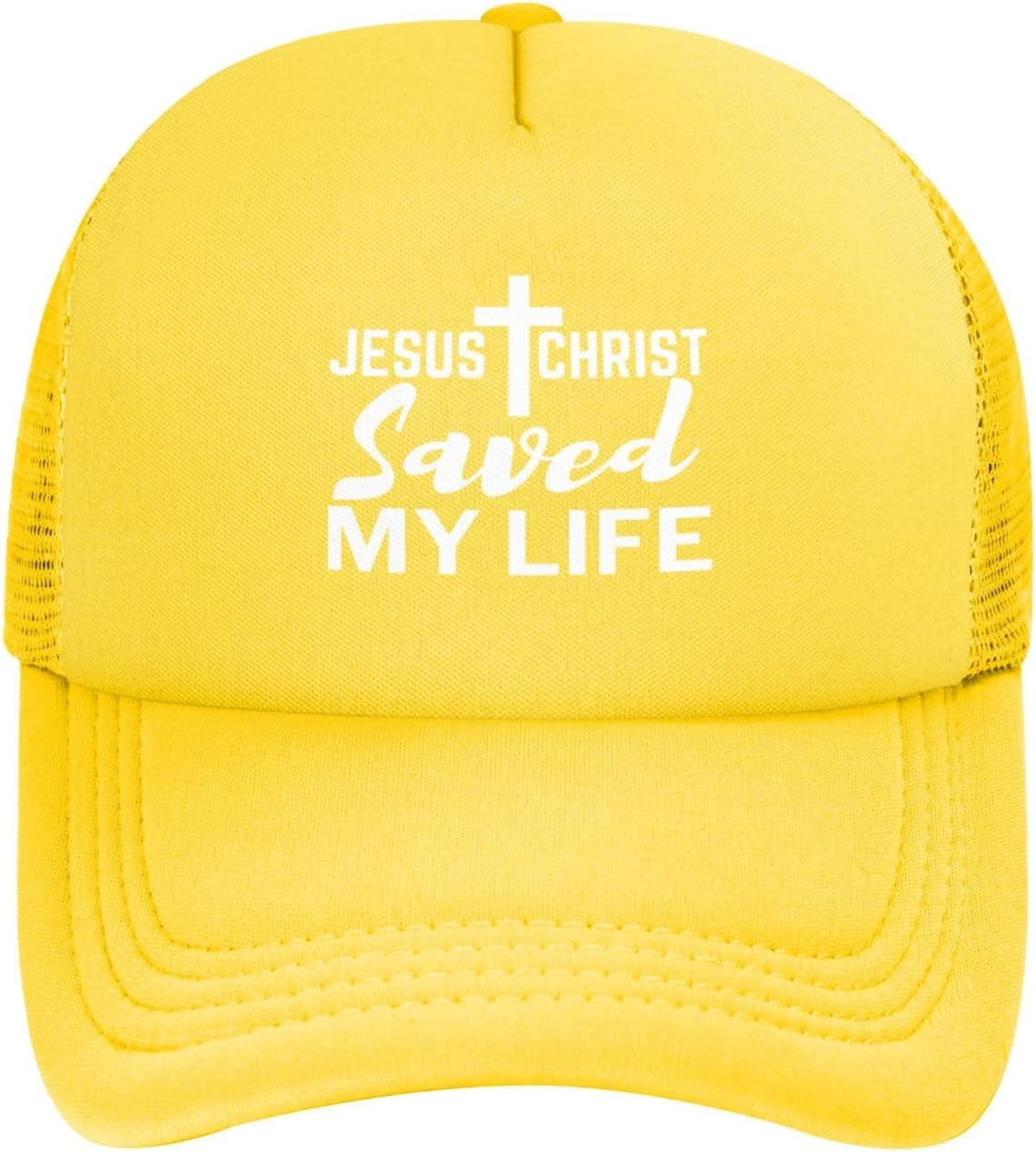 Jesus Christ Saved My Life Mesh Hat Christ Cross Christian 2024 Love ...
