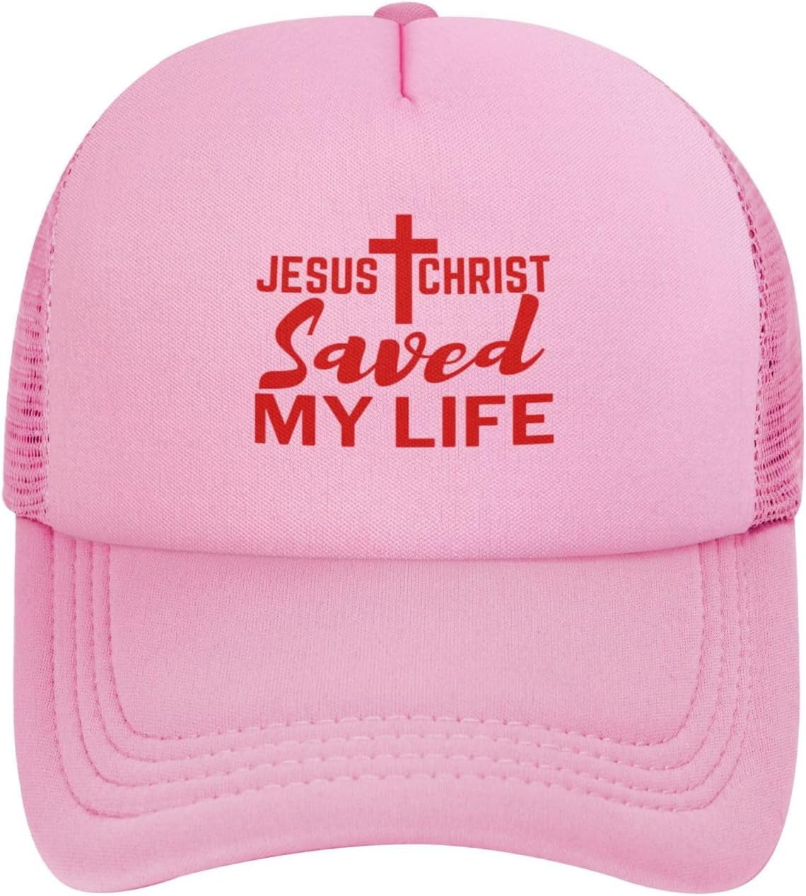 Jesus Christ Saved My Life Mesh Hat Christ Cross Christian 2024 Love ...
