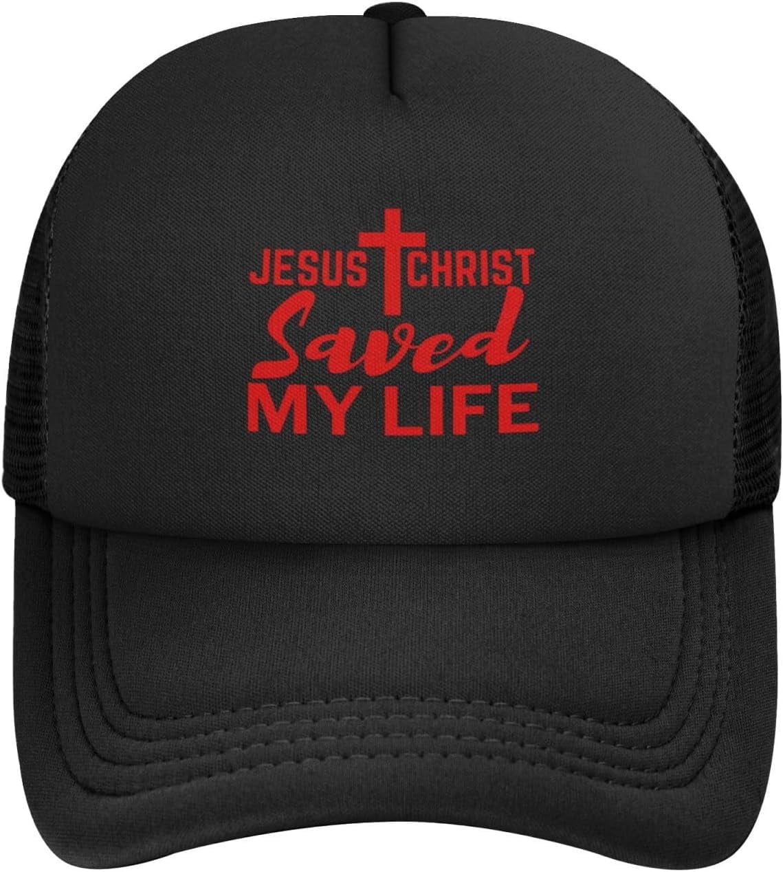 Jesus Christ Saved My Life Mesh Hat Christ Cross Christian 2024 Love ...