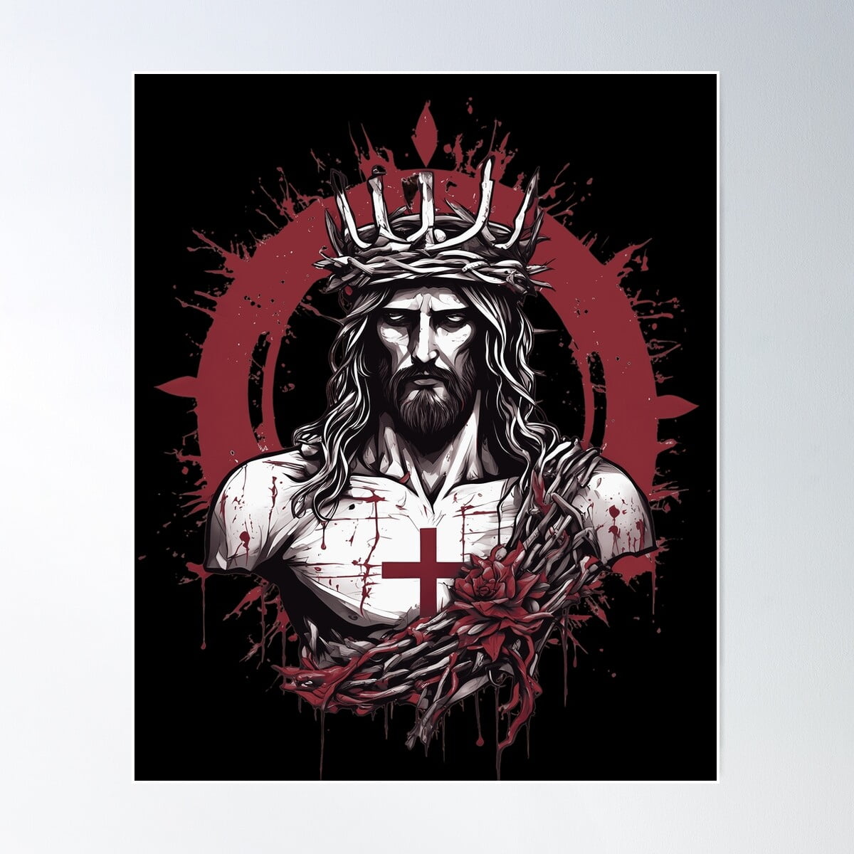 Jesus Christ The Way The Truth And The Life Poster Wall Art, Modern ...