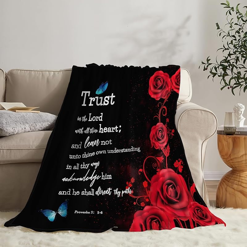 Jesus Christ Throw Blanket Christian Religious Faith Inspirational ...