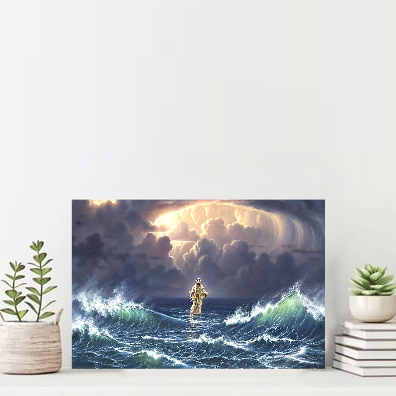 Jesus Christ Walks On Water Horizontal Poster Jesus Poster 16 x 24 Inch ...
