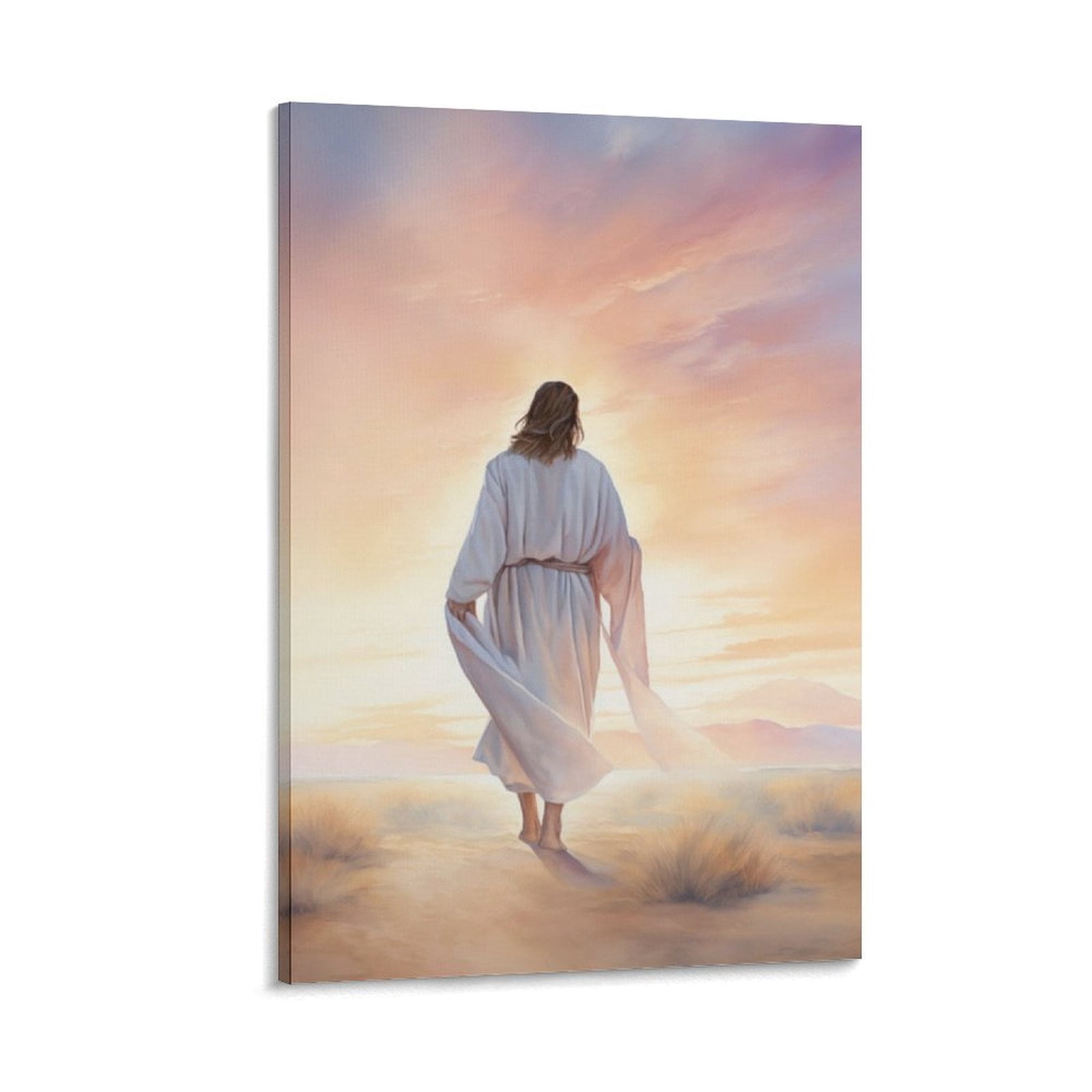 Jesus Christ Wall Art - Follow Me - Jesus Poster Bible Canvas Print ...