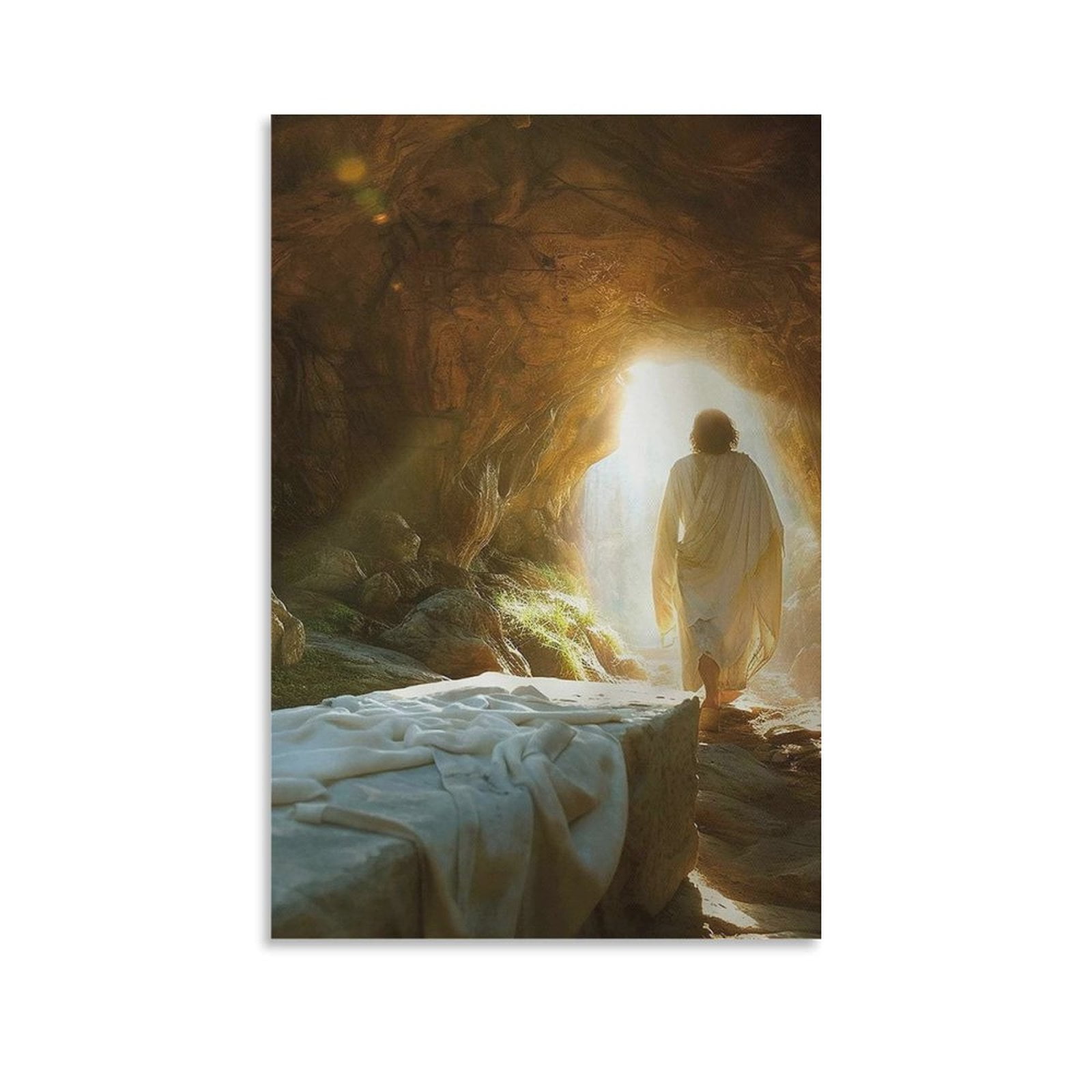 Jesus Christ Wall Art Jesus Leaves The Tomb Poster Jesus Is Resurrected ...