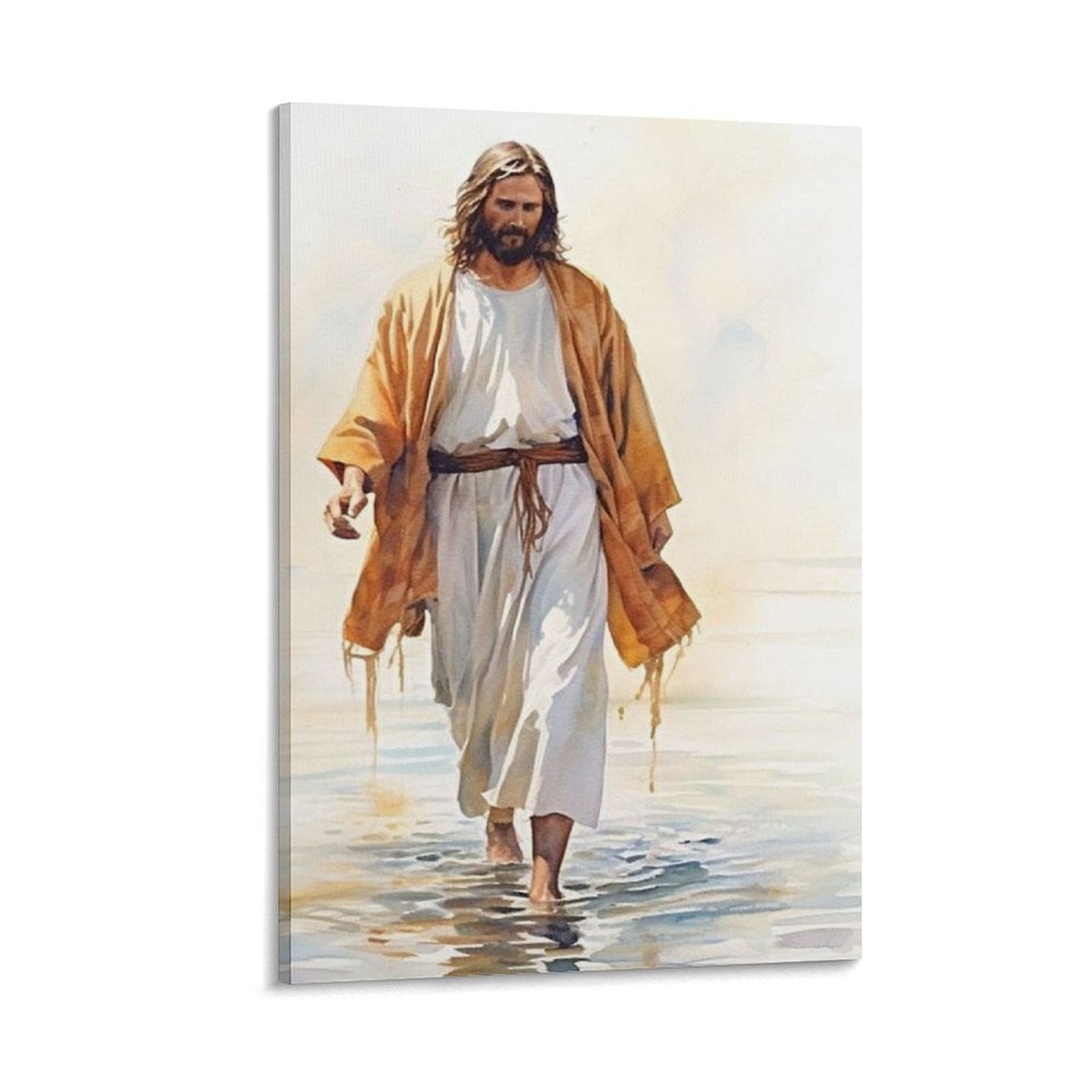 Jesus Christ Wall Art - Jesus Walking on Water Poster - Bible ...