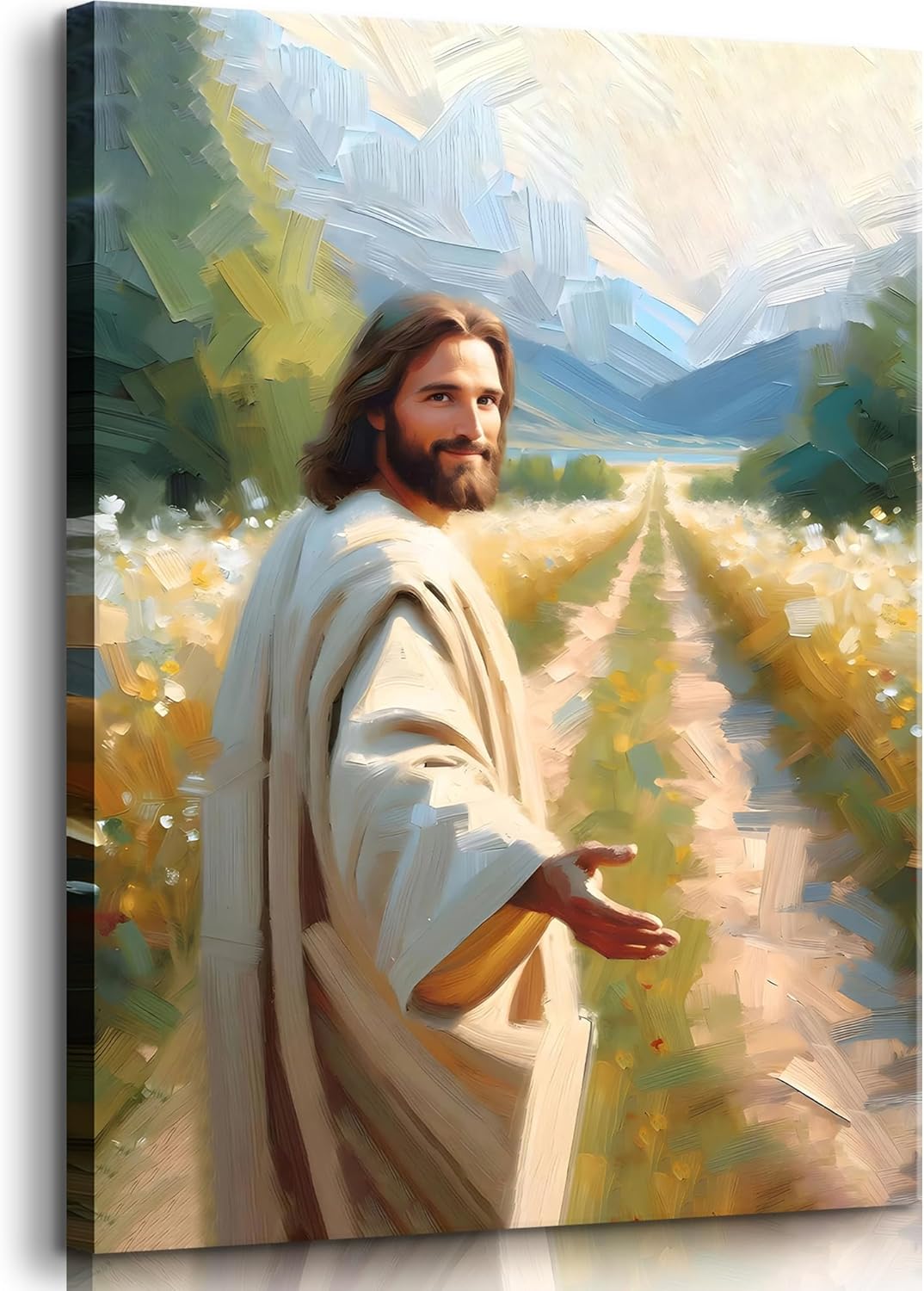 Jesus Christ Wall Art Modern inspiring spiritual Religious Canvas Jesus ...