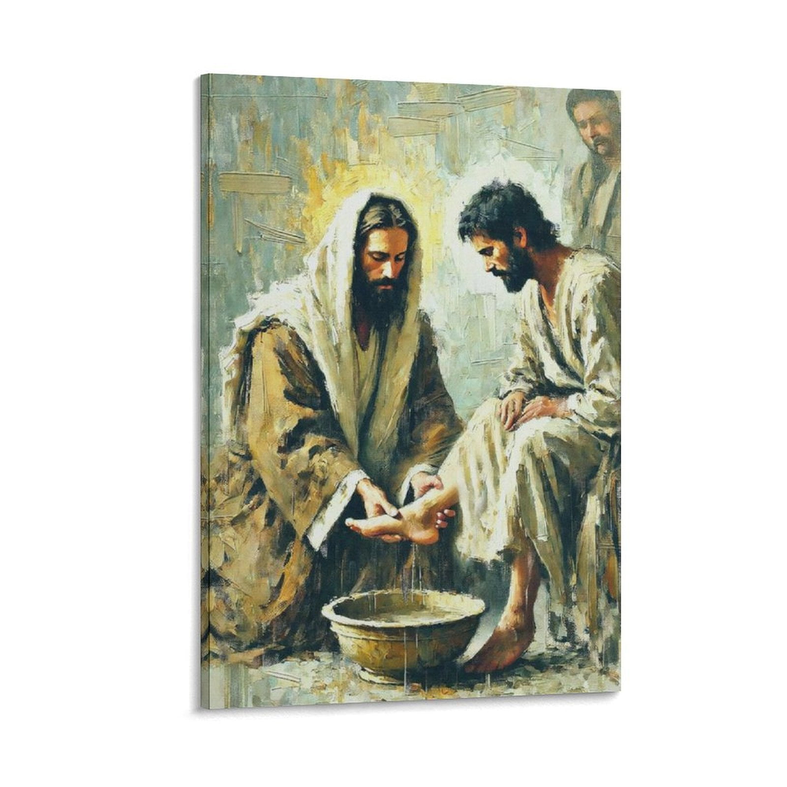 Jesus Christ Wall Decor Poster - Jesus Washing The Disciples' Feet ...