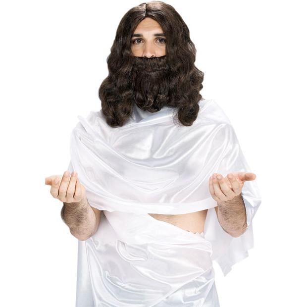 Jesus Christ Wig And Beard Set - Walmart.com