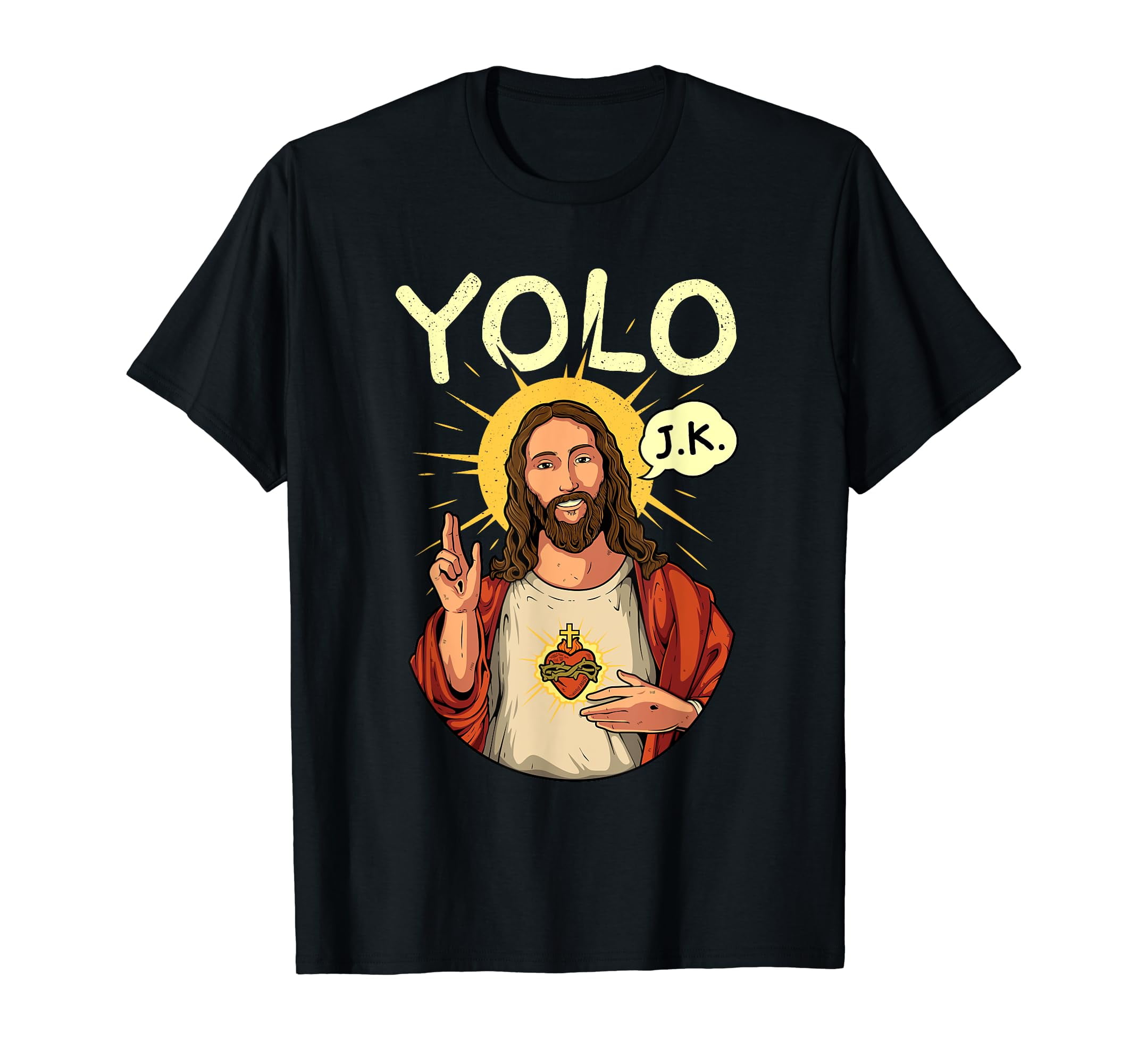 Jesus Christ YOLO JK Meme Funny Christian Easter T-Shirt - Walmart.com