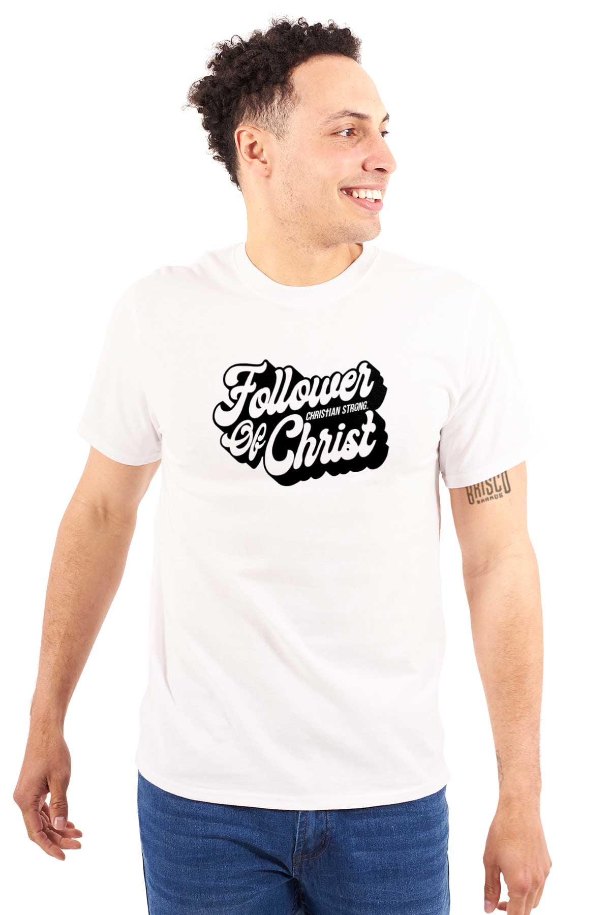 Jesus Christ is Lord God Christian Men's Graphic T Shirt Tees Brisco ...